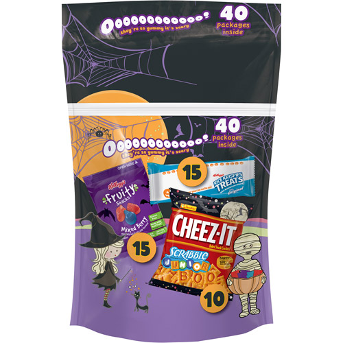 Kellogg's Fruity Snacks/Cheez-It/Rice Krispies Treats Halloween Variety ...