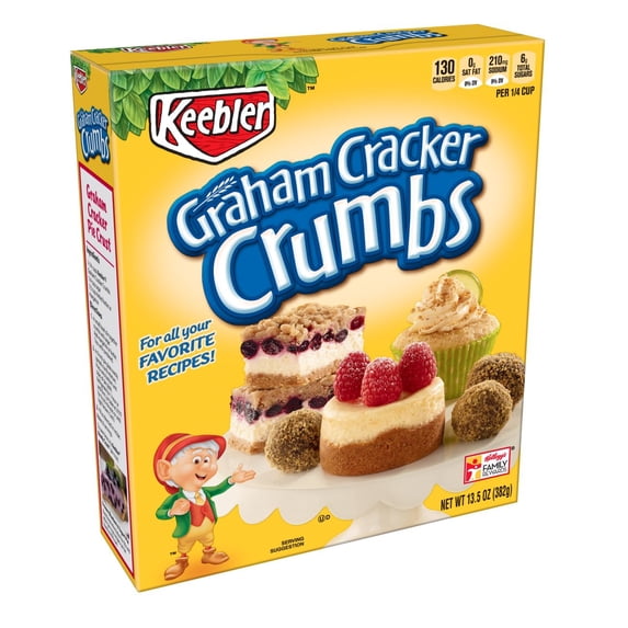 Keebler Kellogg's Graham Cracker Original Crumbs 13.5 oz (Pack of 48 ...