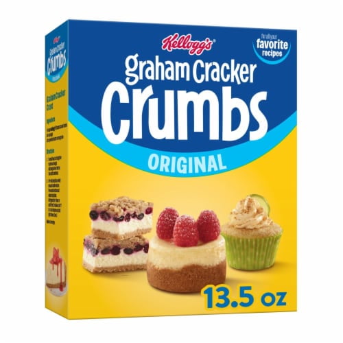Kellogg's Graham Cracker Crumbs, Honey Flavor, 13.5oz for Baking and ...