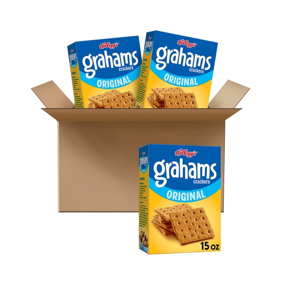 Kellogg's Grahams Crackers, Easy OIF8 Snacks, Bulk Pantry Staples ...