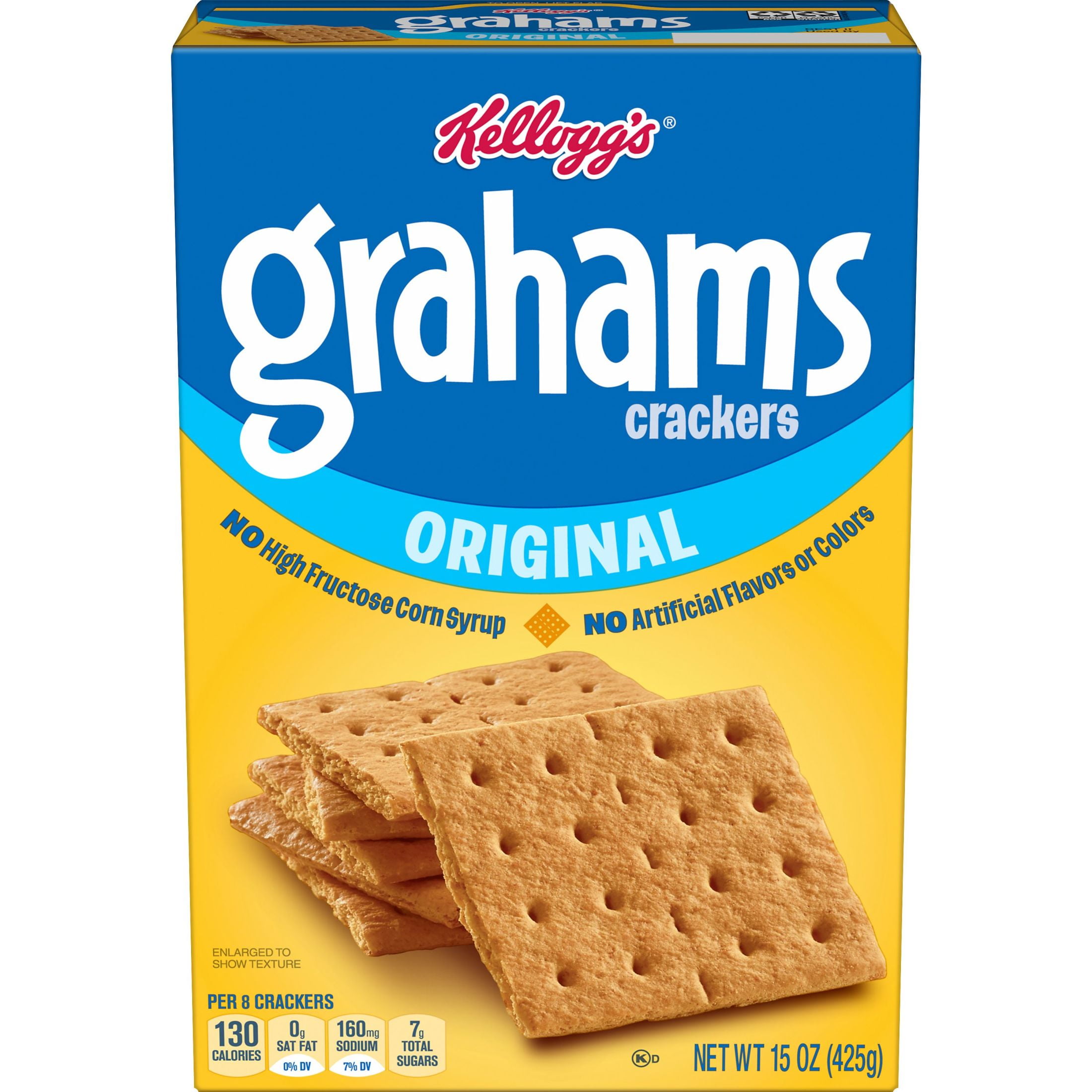 Kellogg's Original Graham Crackers, 15 oz, Delicious Snack, No High ...