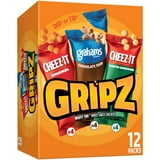 Gripz Variety Pack Mini Snack Crackers, Kids Snacks, 12 Count - Walmart.com