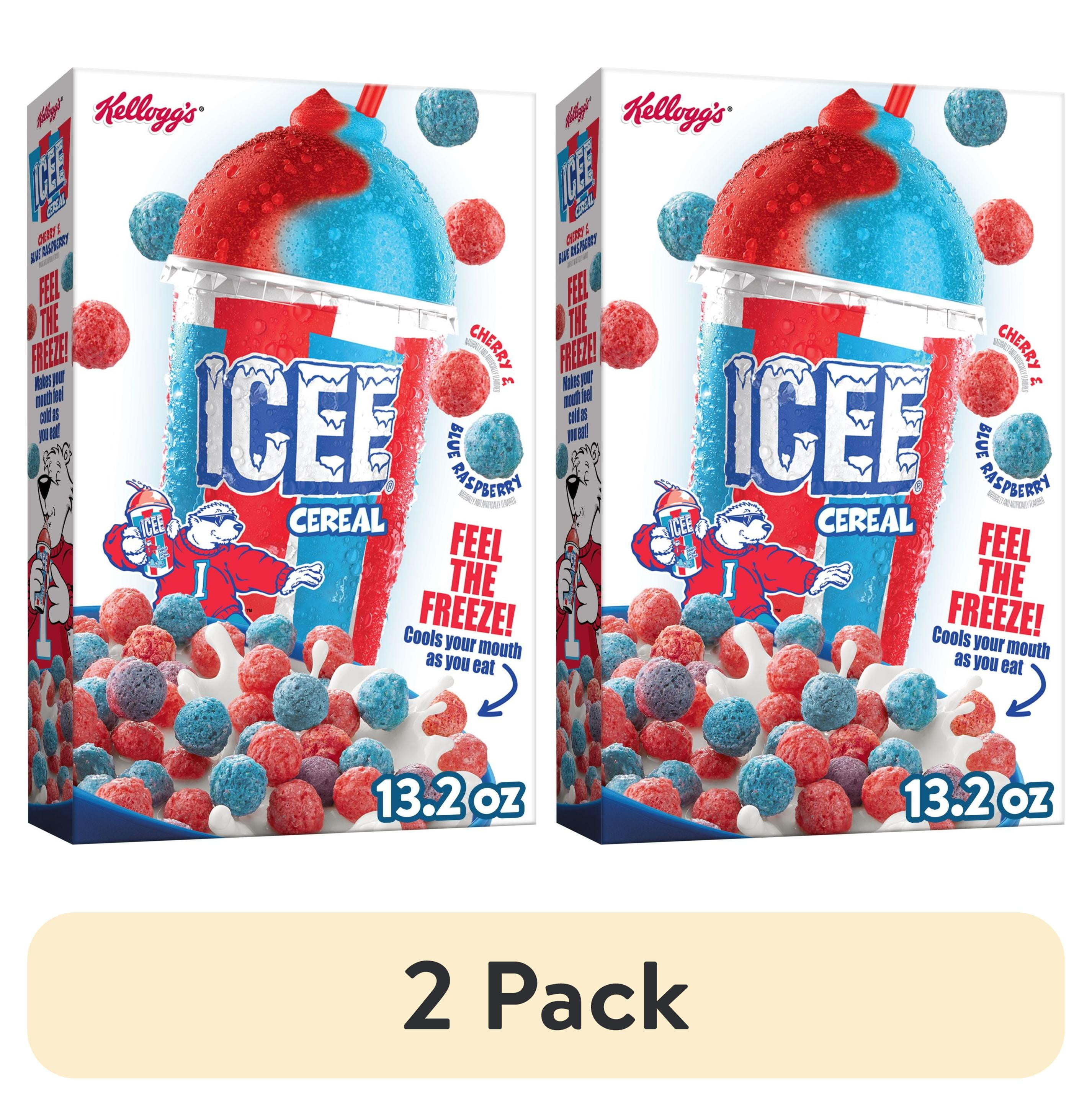 (2 pack) Kellogg's ICEE Breakfast Cereal, Kids Cereal, Family Breakfast ...