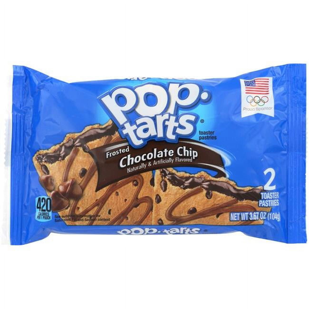 Kellogg's Pop-Tarts Frosted Open & Fold Display Chocolate Chip Pastry ...