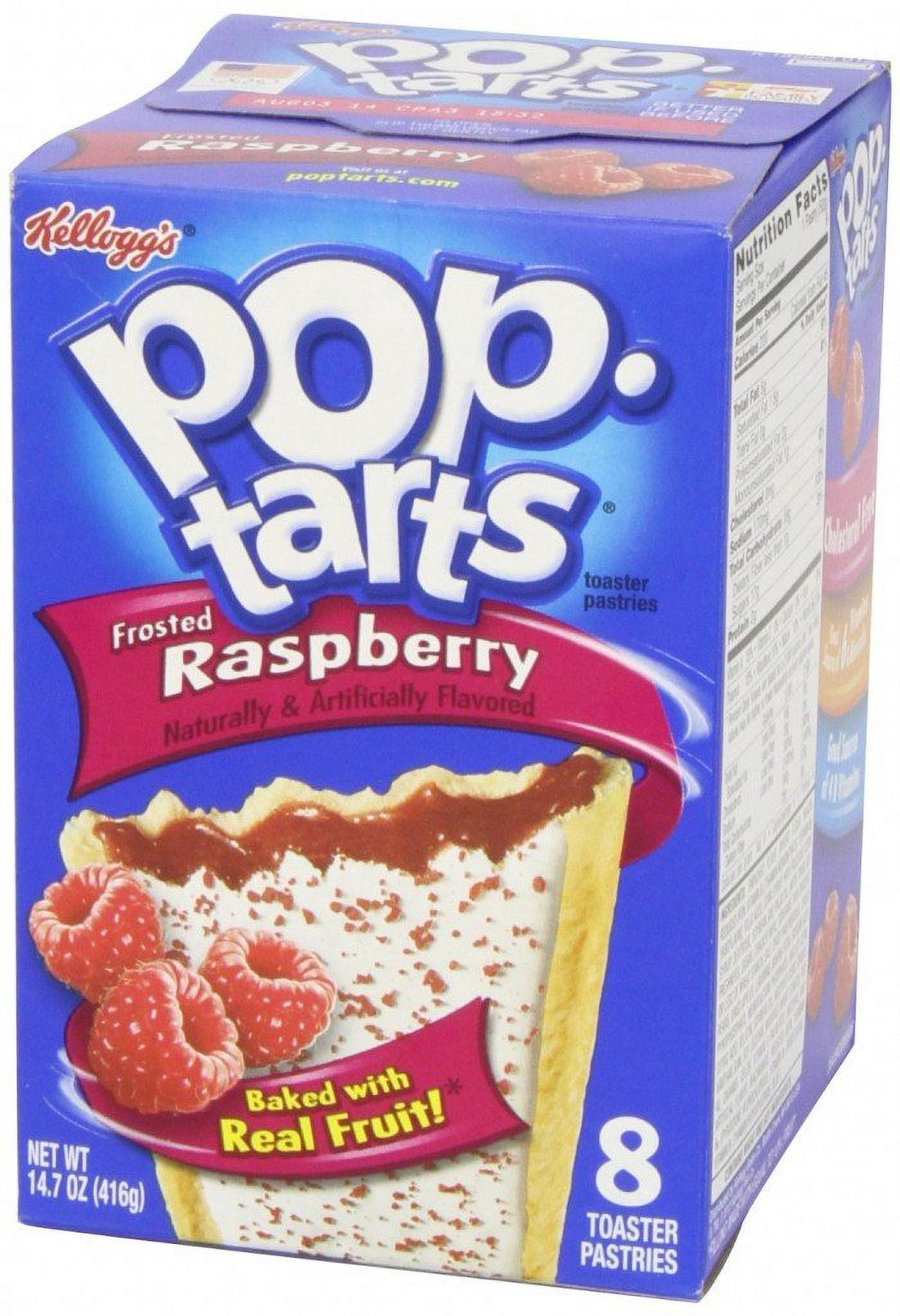 Kellogg's Pop-Tarts Frosted Raspberry Toaster Pastries 8 ct pack of 2 ...