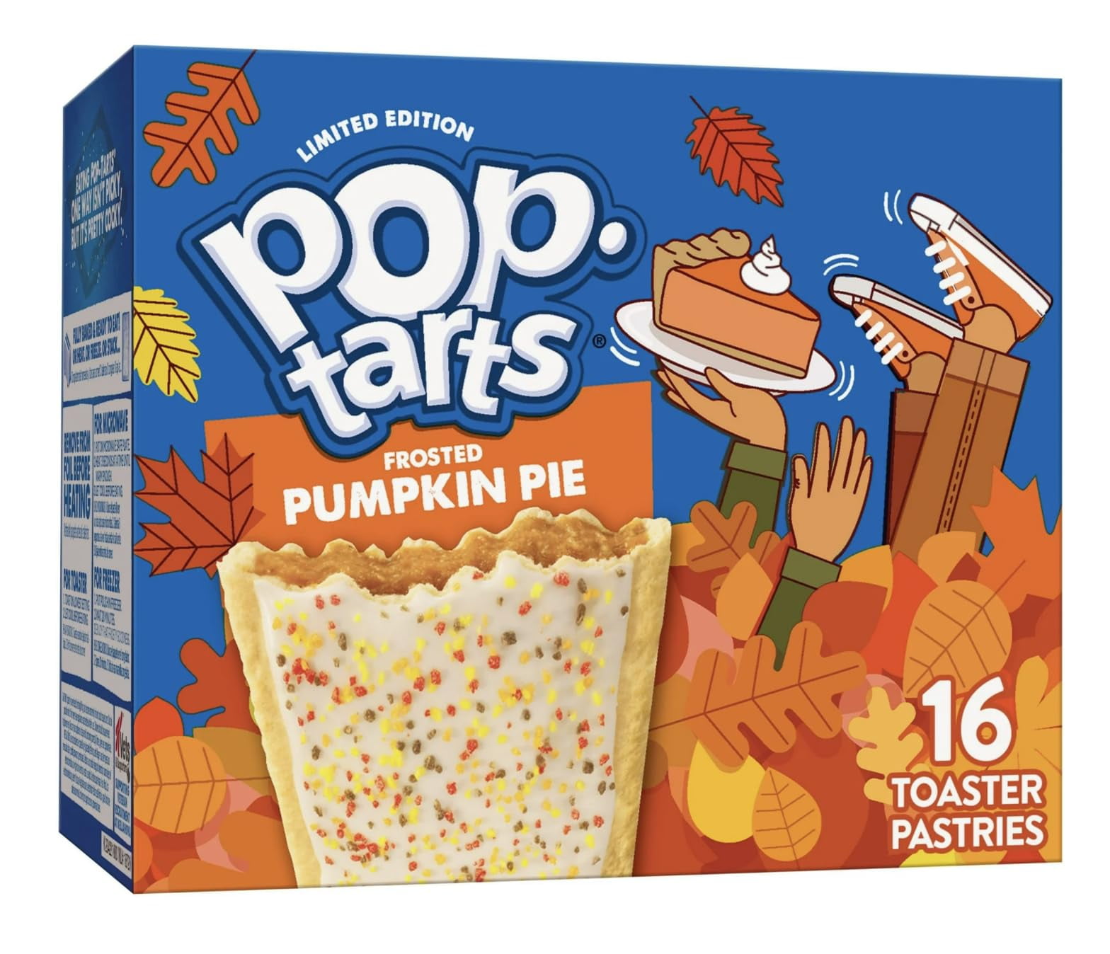 Kellogg's, Pop Tarts, Pumpkin MMF7 Pie, Limited Edition, 16-Count, 28 ...