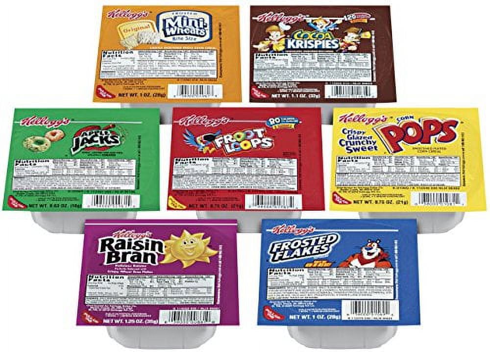 Kellogg's Portable Cereal Variety Pack - 9 Assorted Flavors Family ...