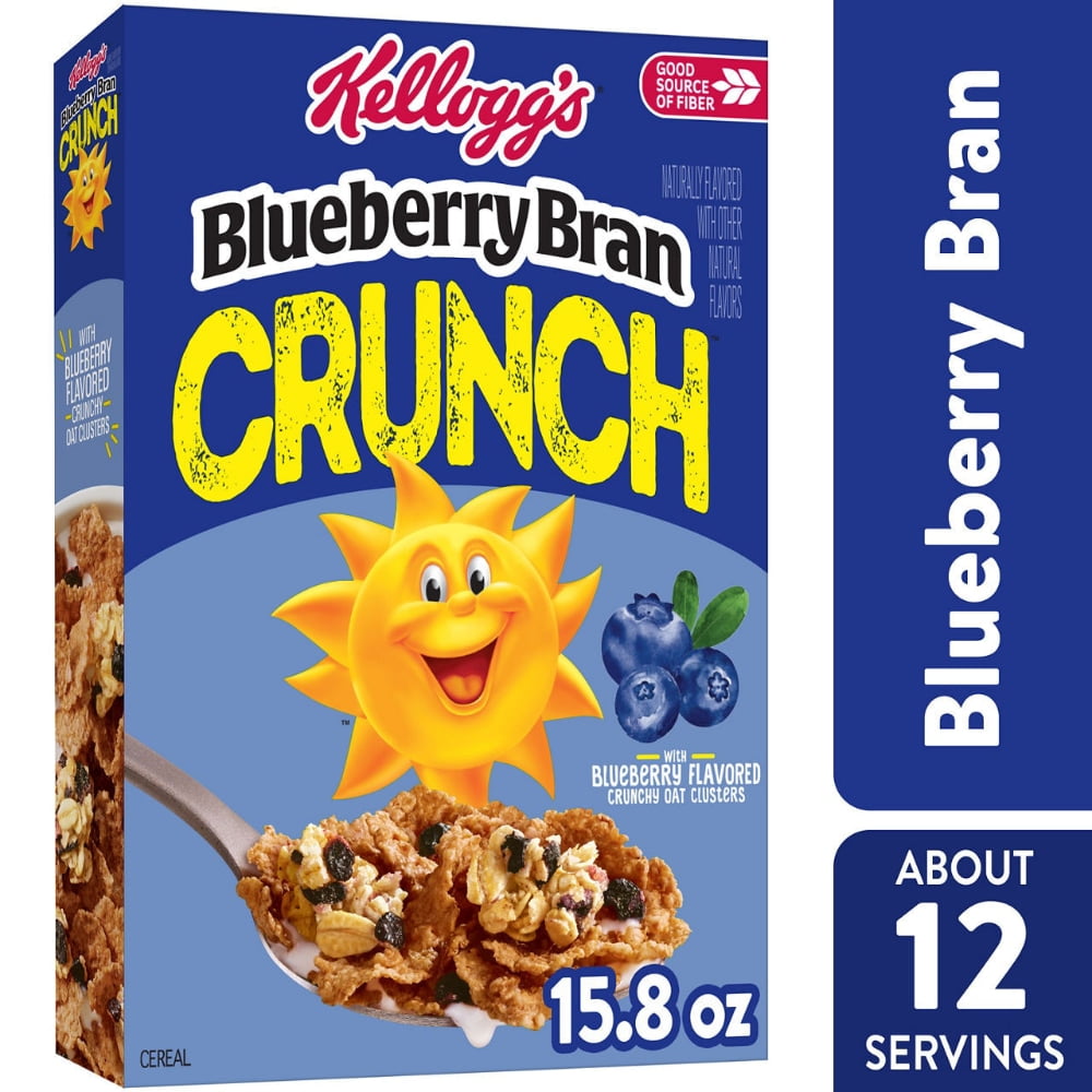 Kellogg's Raisin Bran Blueberry 15.8oz - Walmart.com