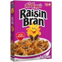 (10 pack) Kellogg's Raisin Bran Crunch Breakfast Cereal, Fiber Cereal, Family Breakfast, 15.4oz ...