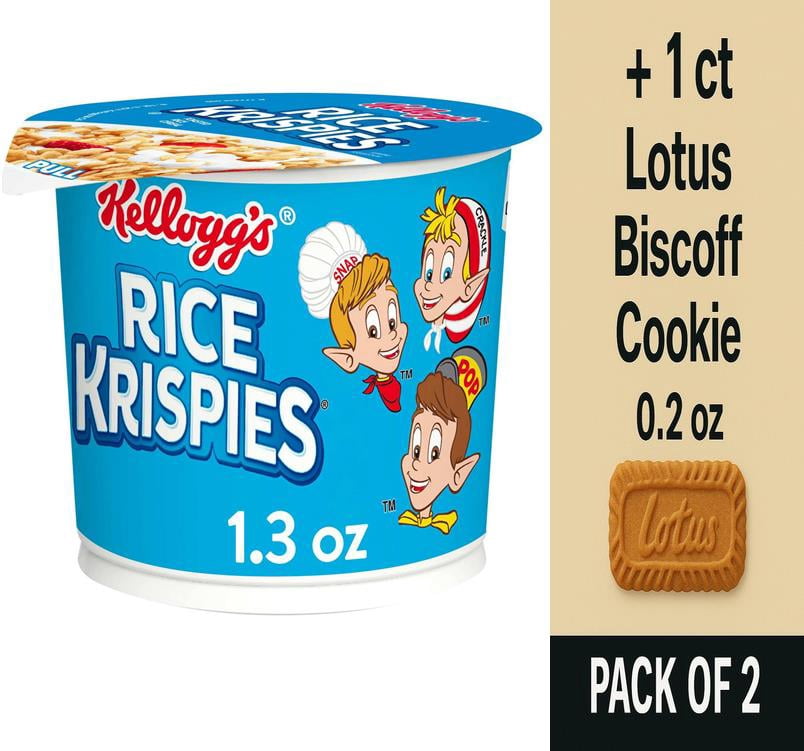 Kellogg's Raisin Bran Crunch Cereal Cup - 2.8 oz - Pack of 2 & Lotus ...