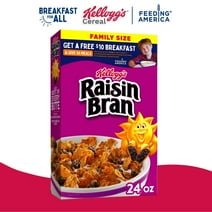 Great Value Extra Raisin Bran, Wheat Flakes Cereal, 25.5 oz - Walmart.com