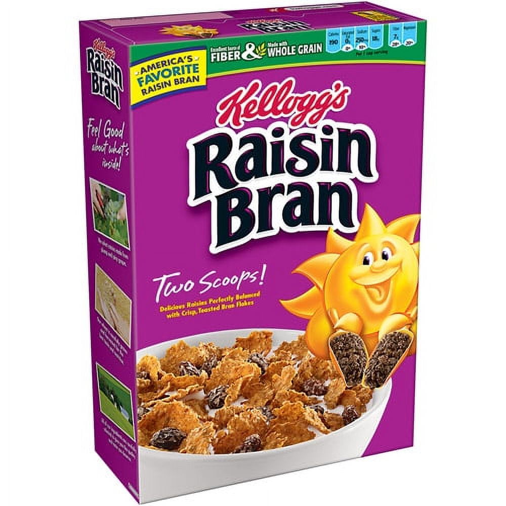 Kellogg's Raisin Bran Sweet Raisins Cereal, 20 Oz - Walmart.com