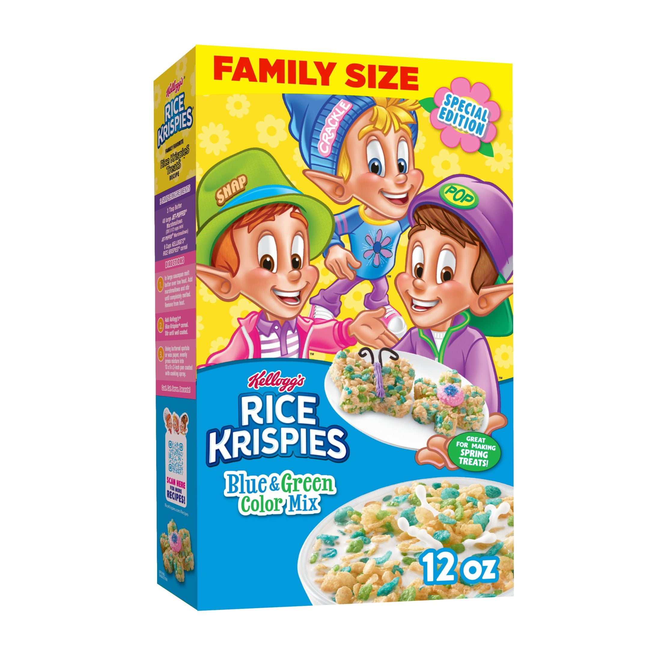 Blue Cereal Box