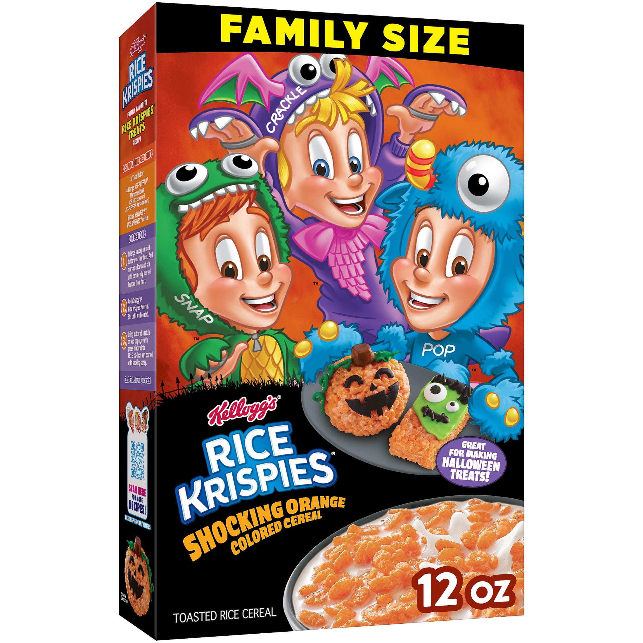 Kellogg's Rice Krispies Breakfast Cereal, Halloween Baking, Kids Snacks ...