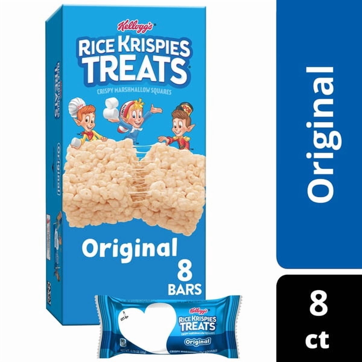 Kellogg's Rice Krispies Treats Original Crispy Marshmallow Squares ...