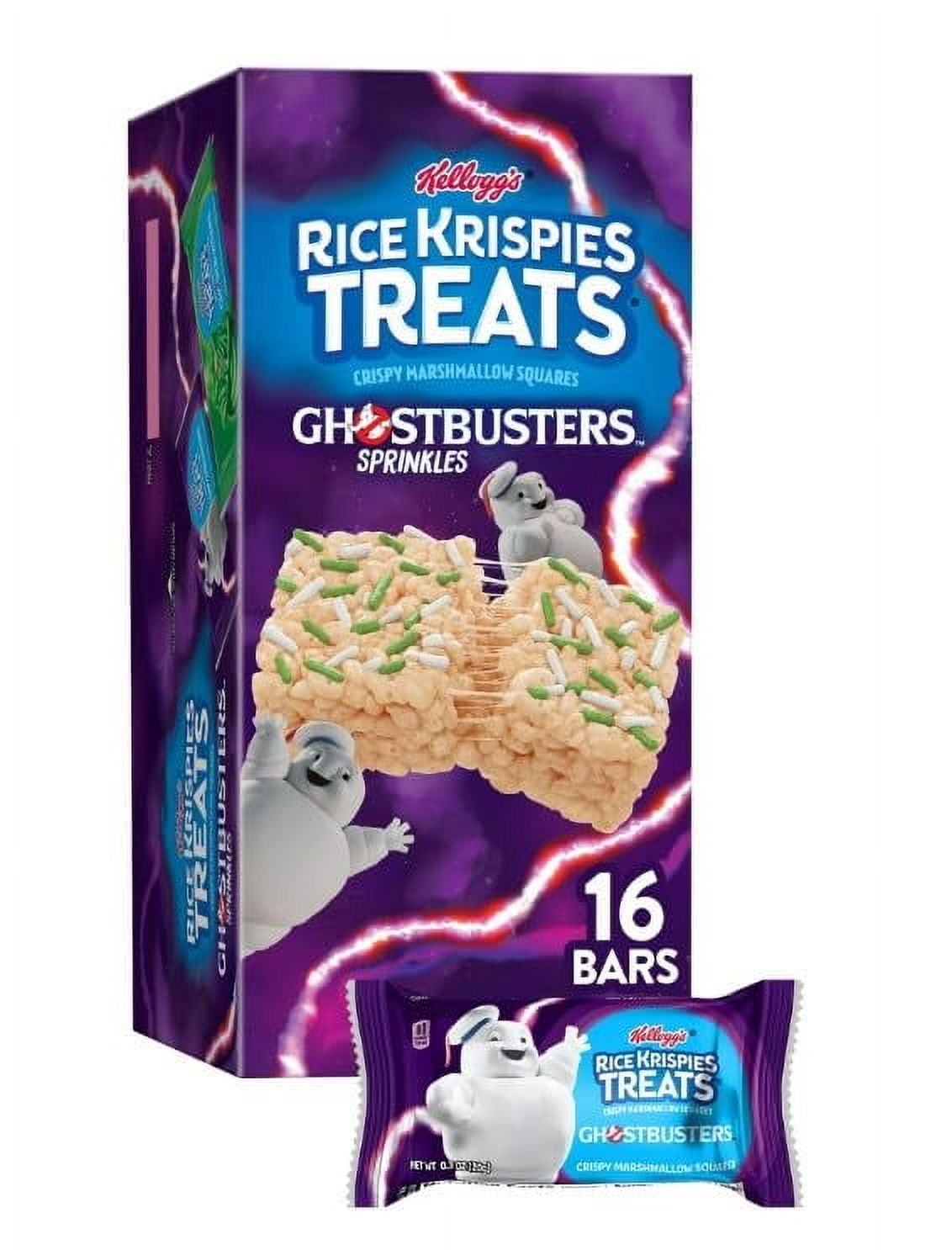 Kellogg's Rice Krispy Treats, Ghostbuster Sprinkle, 16 Count (Pack of 2 ...