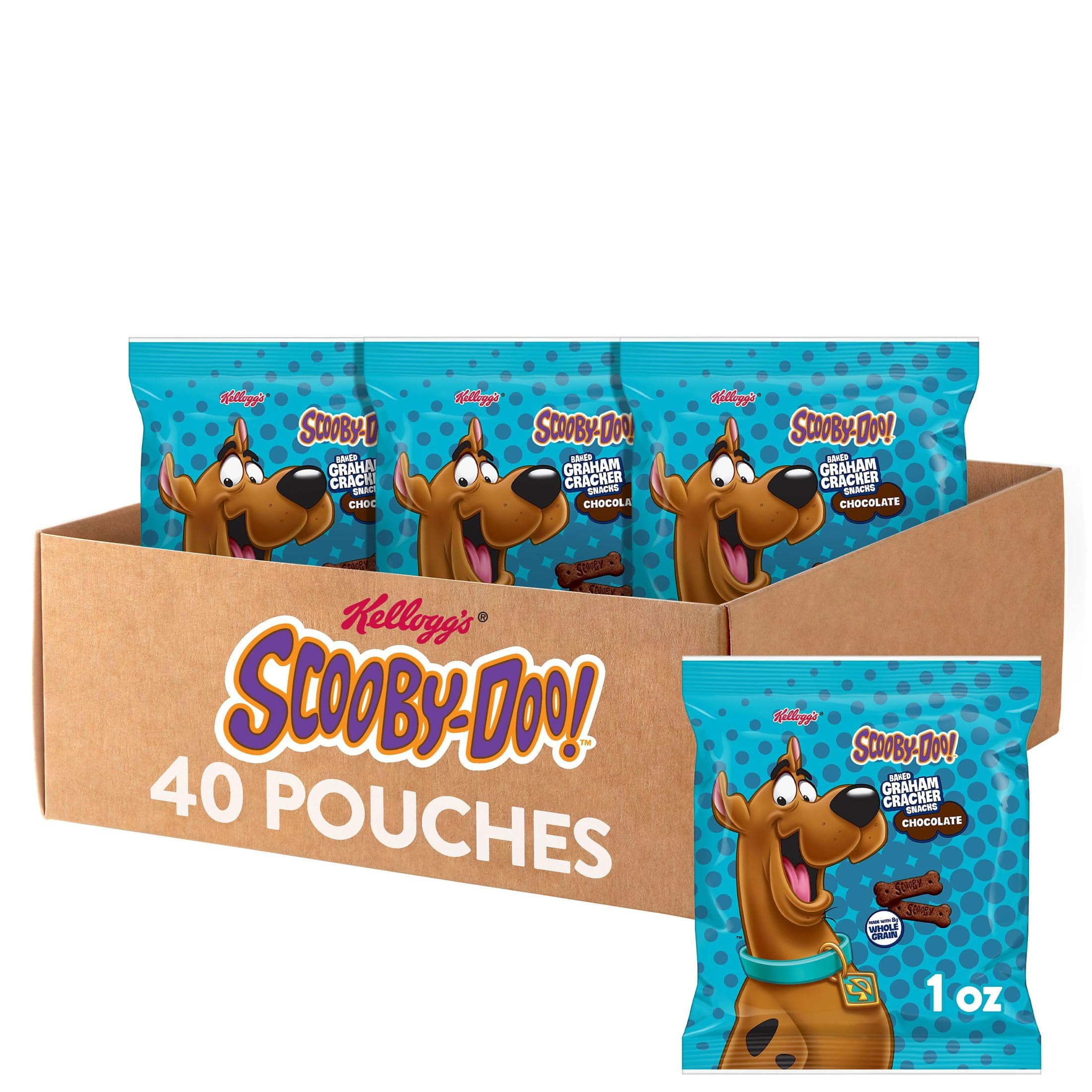 Kellogg's SCOOBY-DOO! Baked Graham AIF9 Cracker Snacks, Lunch Snacks ...