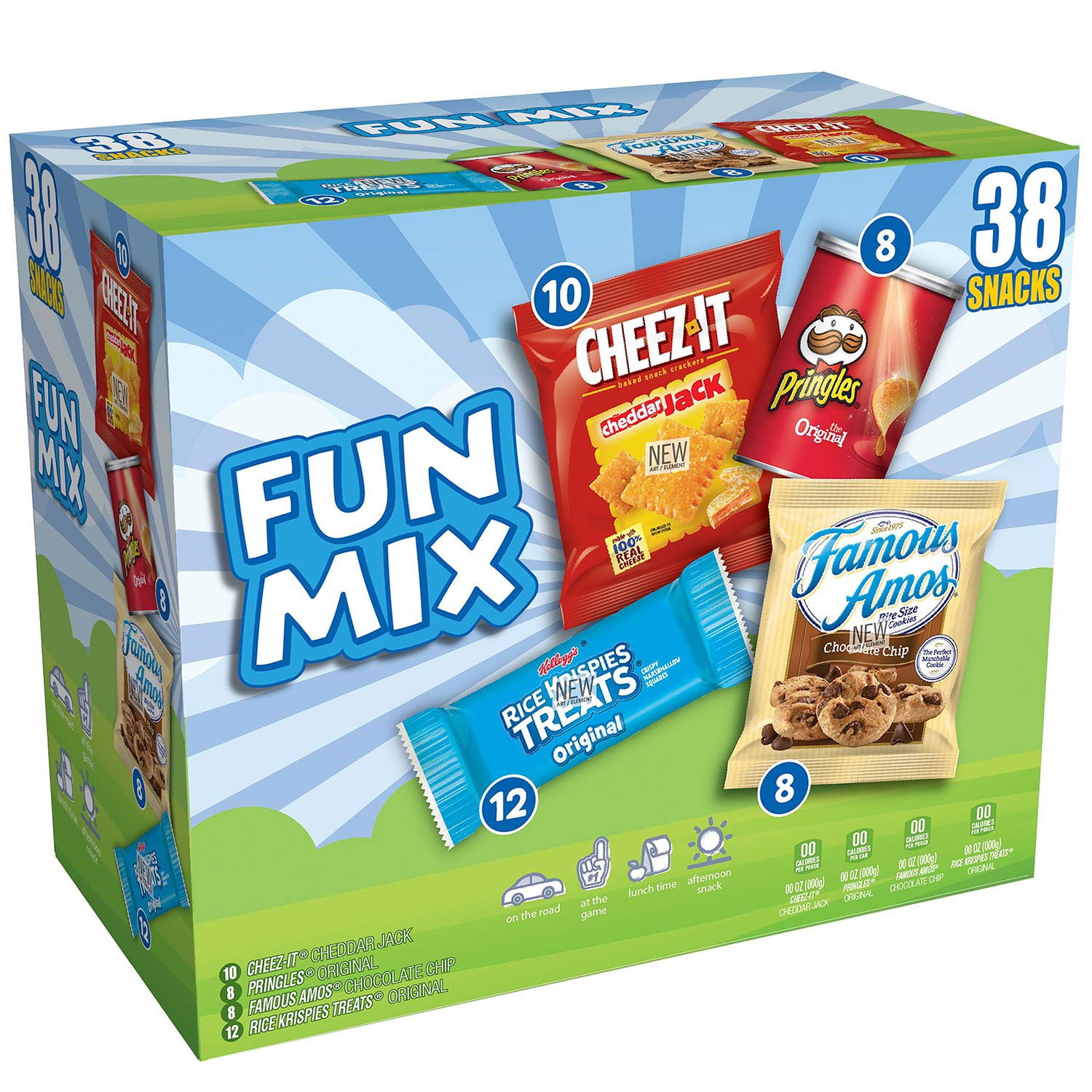 Kellogg's Back-To-School Snack Variety Pack - Fun Mix for Breakfast and ...