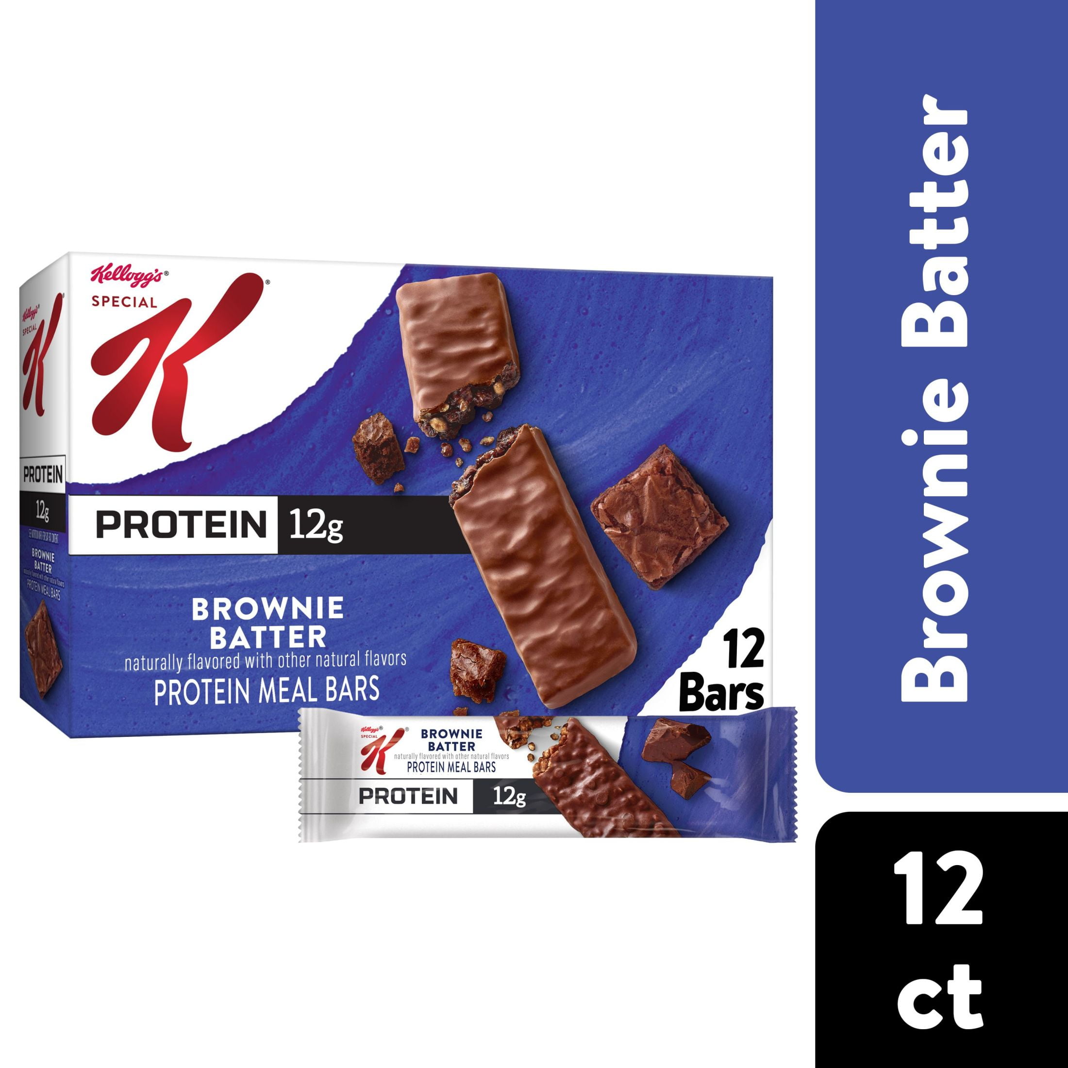 Kellogg's Special K Brownie Batter Chewy Protein Meal Bars, Ready-to ...