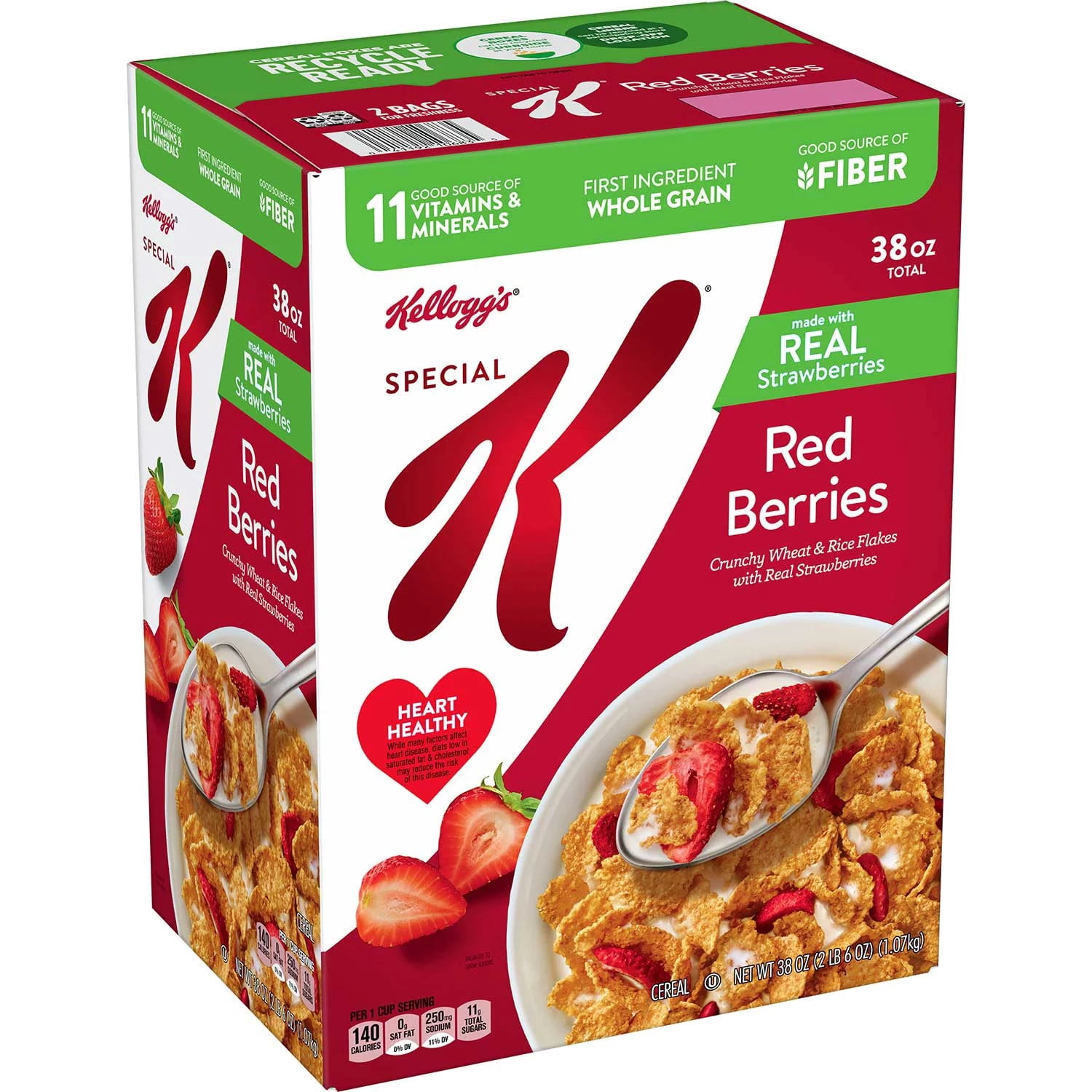 Special K Red Berries Cereal, 38 Ounce - Walmart.com