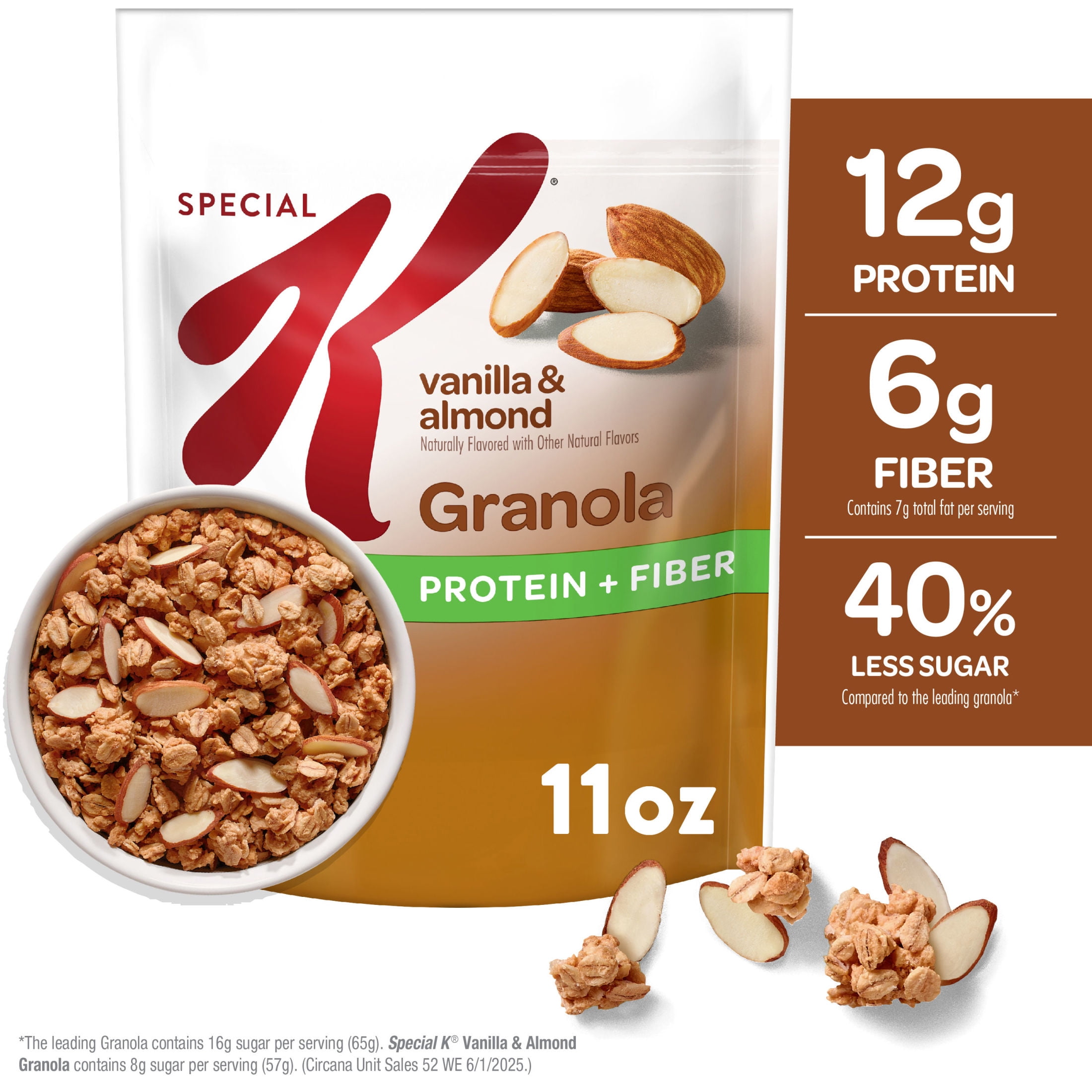 Kellogg’s Special K Granola, Protein Granola, Fiber Snacks, Vanilla and ...