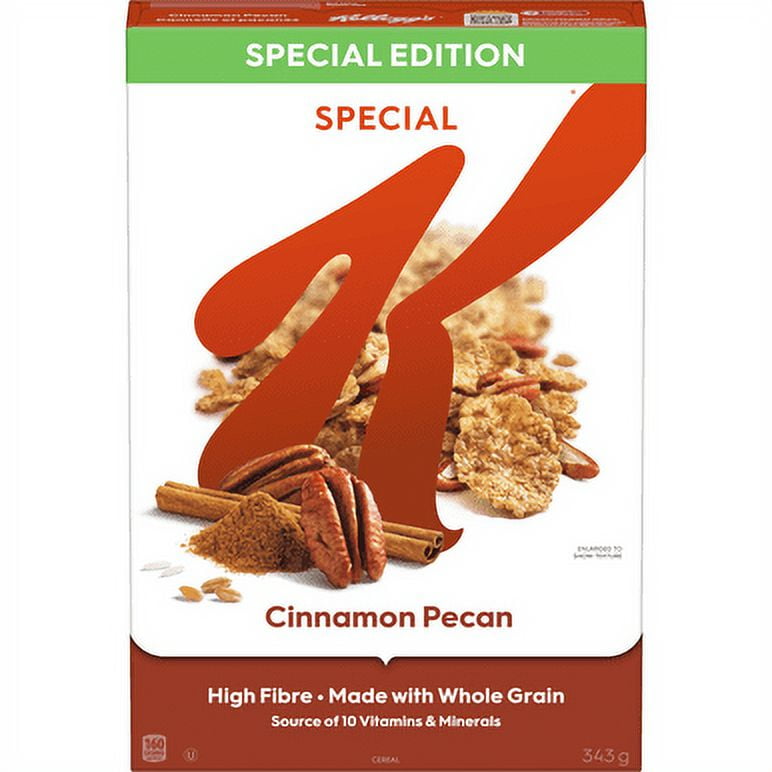 Kellogg's Special K Cinnamon Pecan Cereal, 343g/12 oz. Box {Imported ...