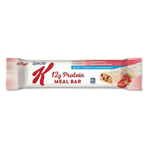 Kellogg's Special K Protein Meal Bar, Strawberry, 1.59 Oz - 8 Count ...