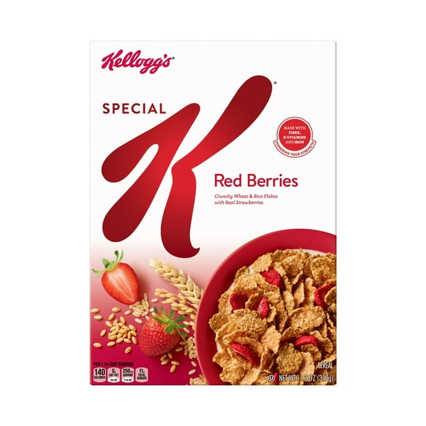 Kellogg's Special K Red Berries Cold Breakfast Cereal, 11 Vitamins and ...