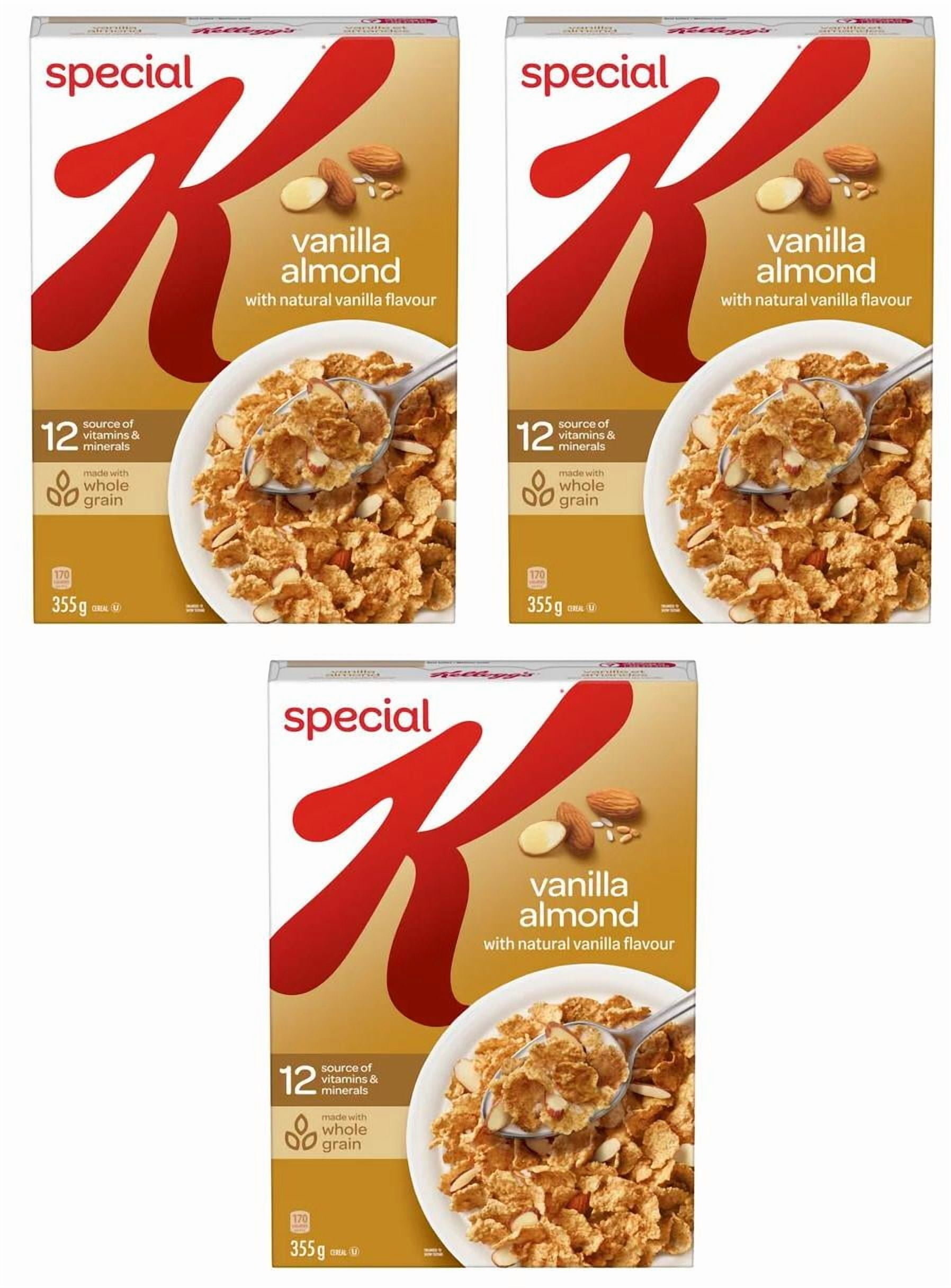 Kellogg's Special K Vanilla Almond Cereal, 355g (3 Pack) - Walmart.com