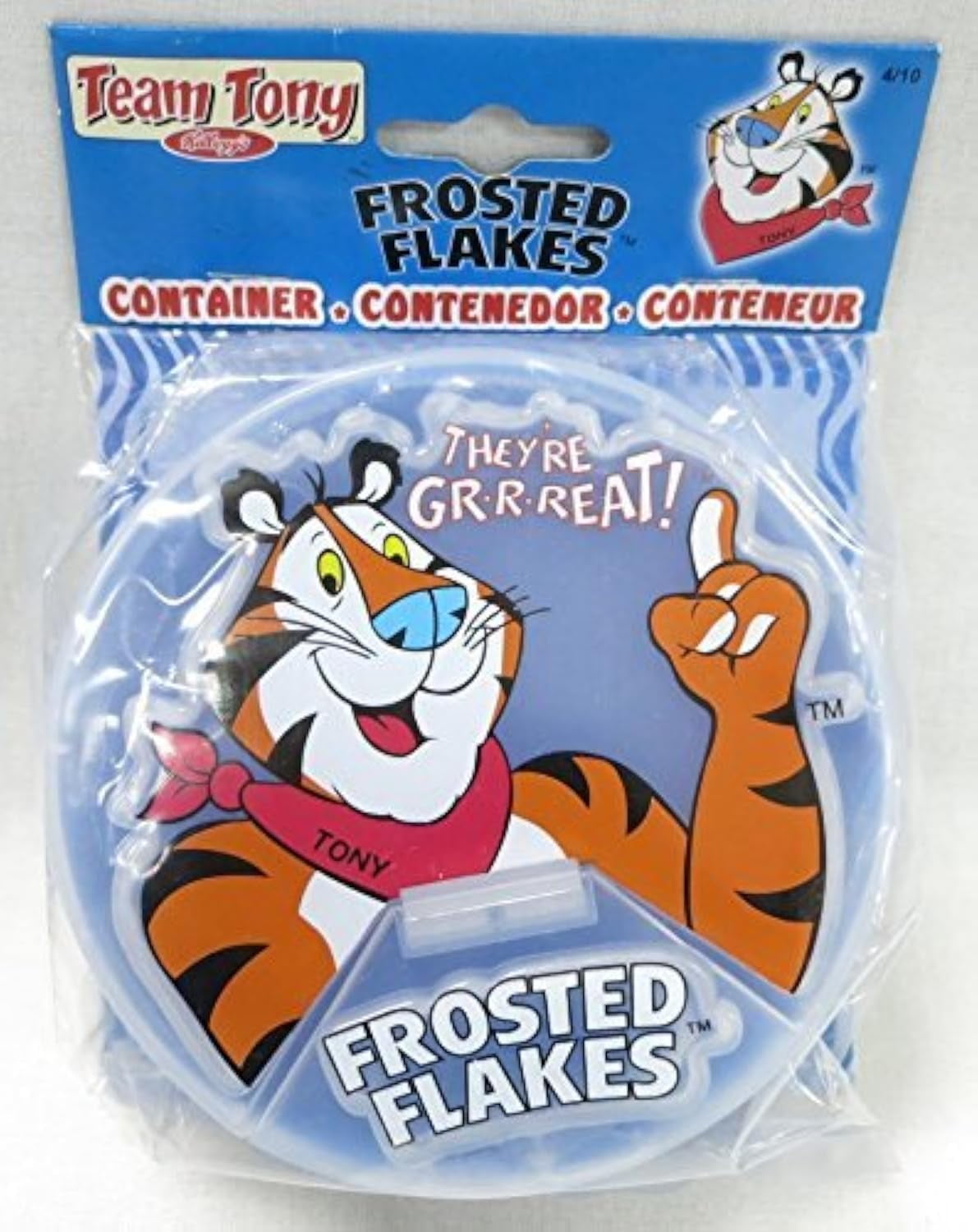 Kellogg's Team Tony the YPF5 Tiger Frosted Flakes Plastic Containers ...