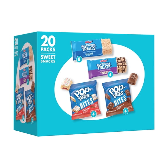 Kellogg's Variety Pack Chewy Sweet Snacks, Ready-to-Eat, Lunch Snacks ...