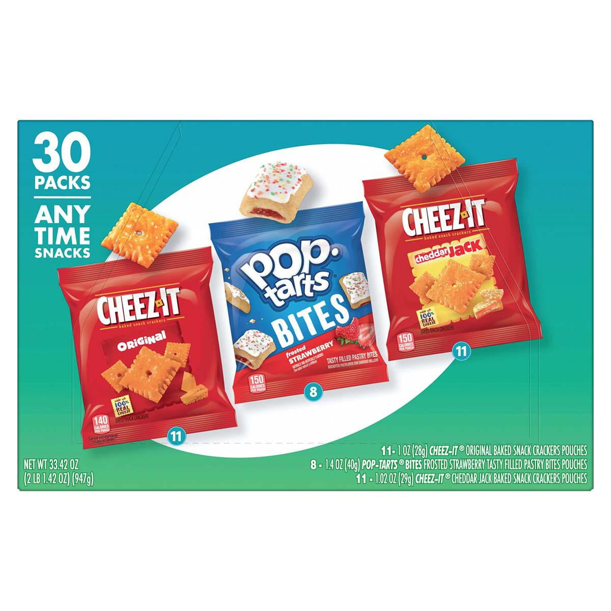 Kellogg's Variety Pack Snacks, 33.42 oz - 30 ct (Packaging May Vary ...
