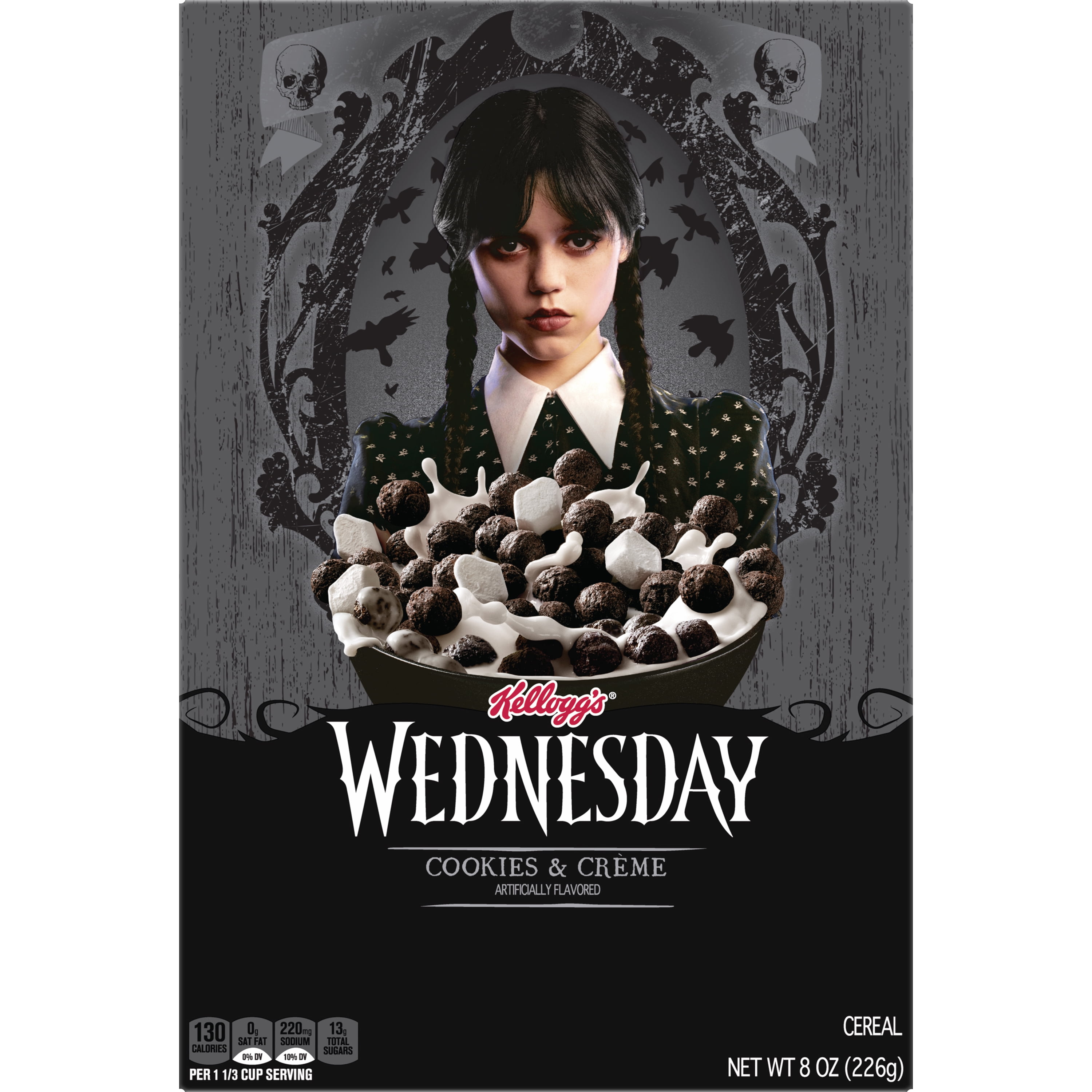 Kellogg's Wednesday Cookies & Creme Breakfast Cereal, 8 oz Box ...