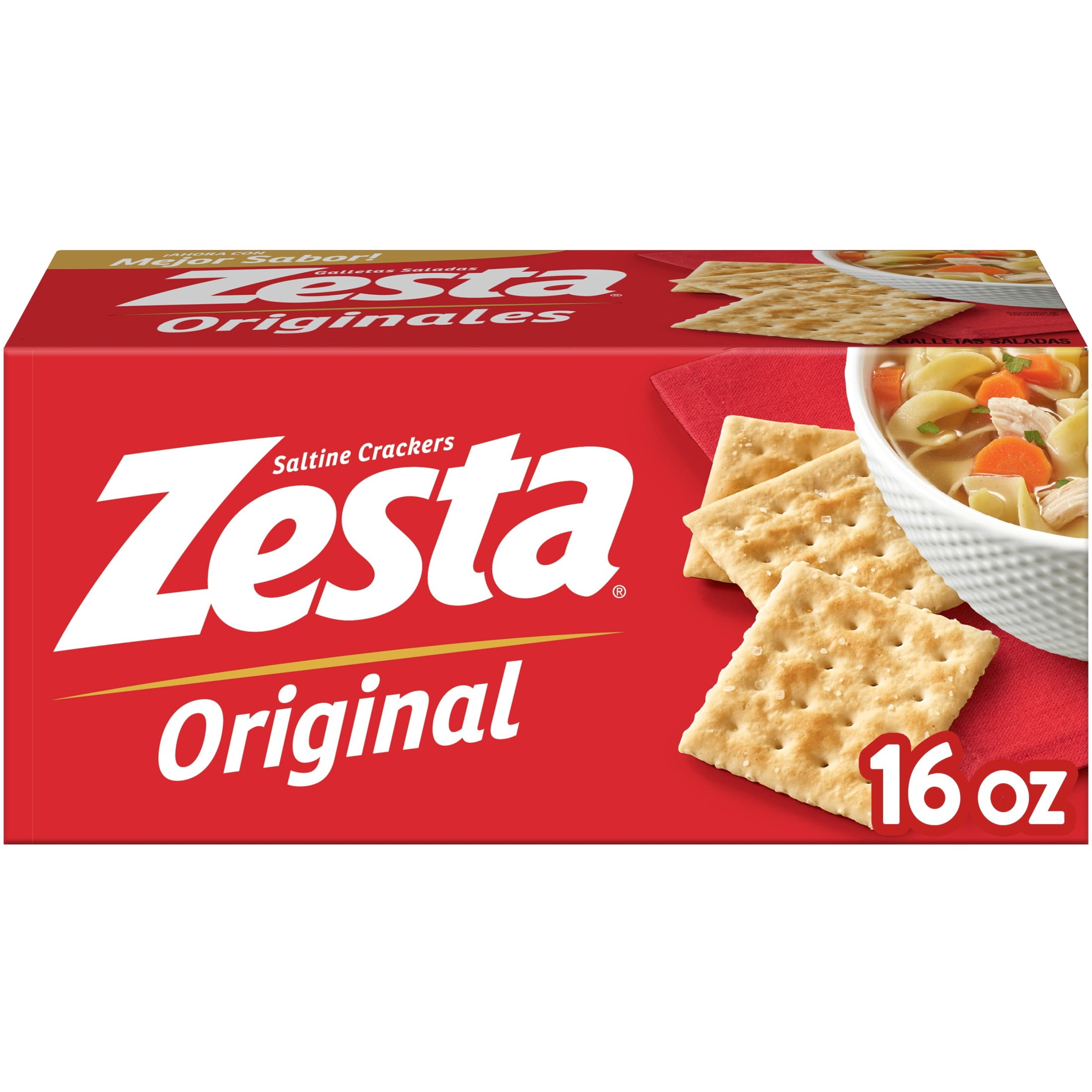 Zesta Saltines 16oz | Cracker snacks for catering services - Walmart ...