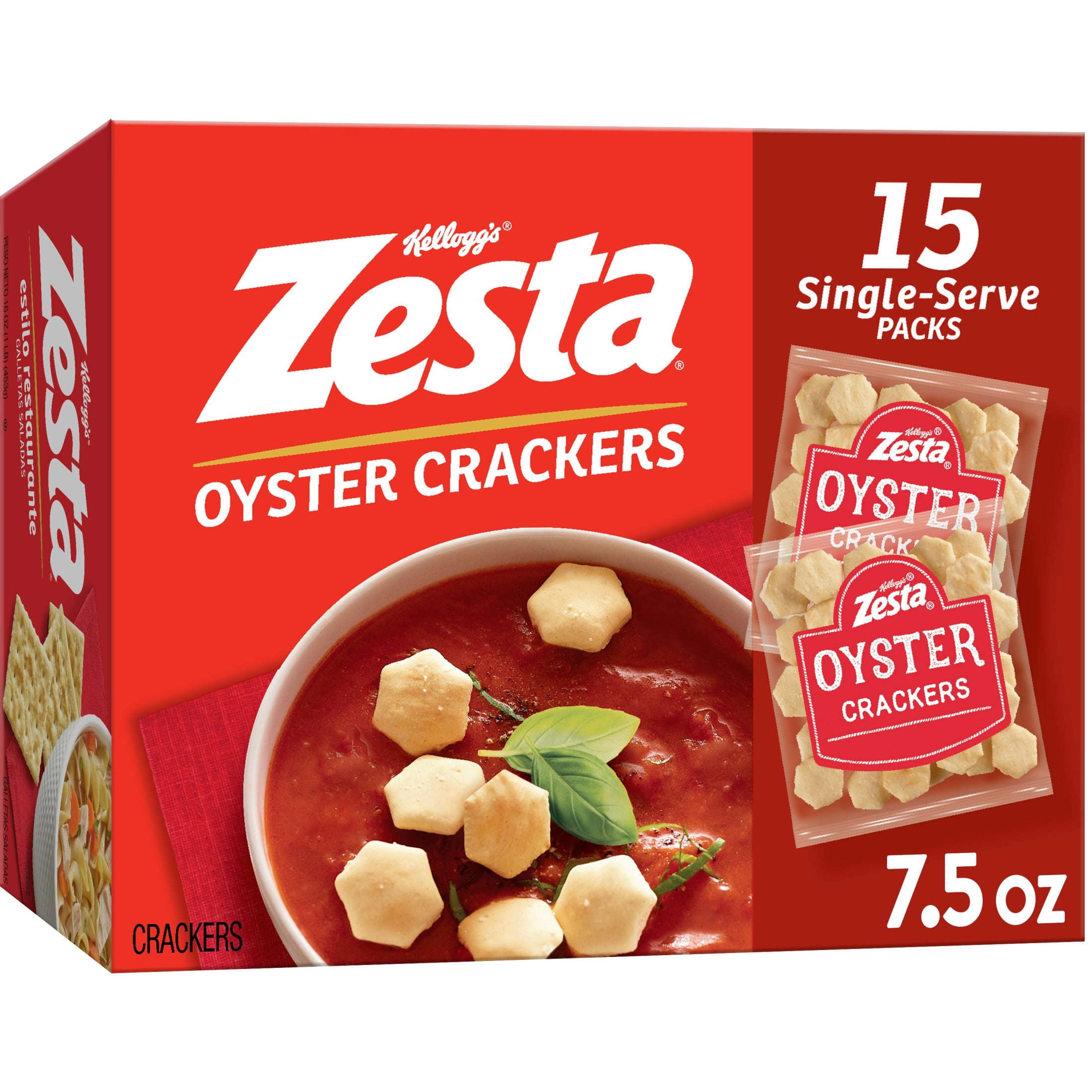 Zesta Original Oyster Crackers, Soup Crackers, 15 Count - Walmart.com