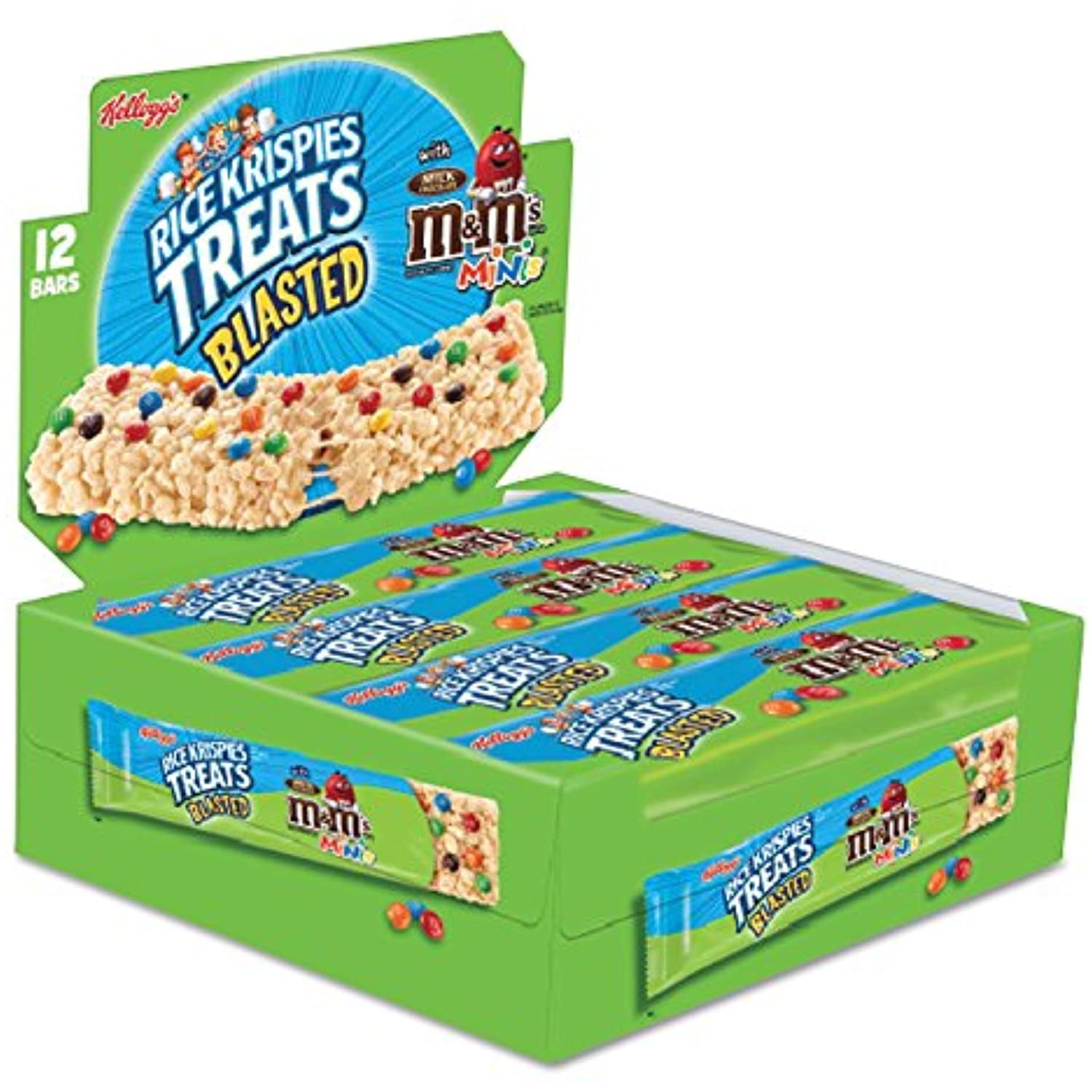 Kelloggs 13189 Rice Krispies Treats Original Marshmallow With M&Ms 2.1 ...