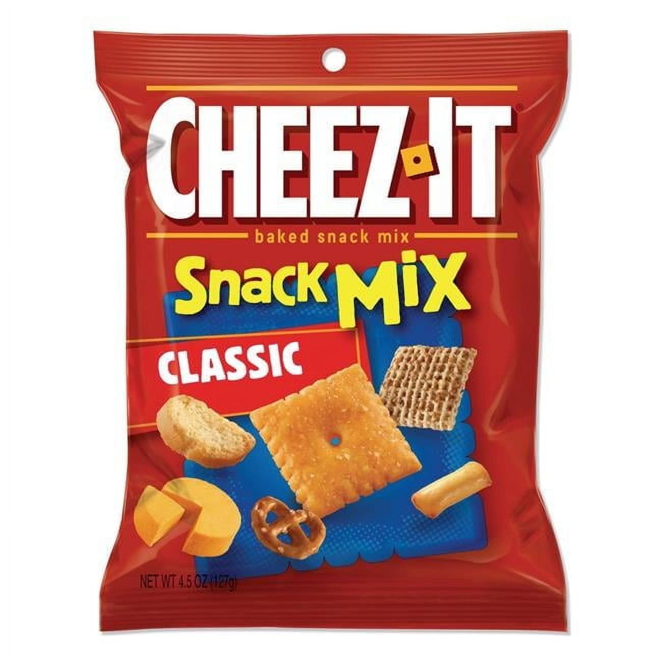 Kelloggs 4.5 oz Cheez-It Baked Snack Mix Classic Cheese - Pack of 6 ...