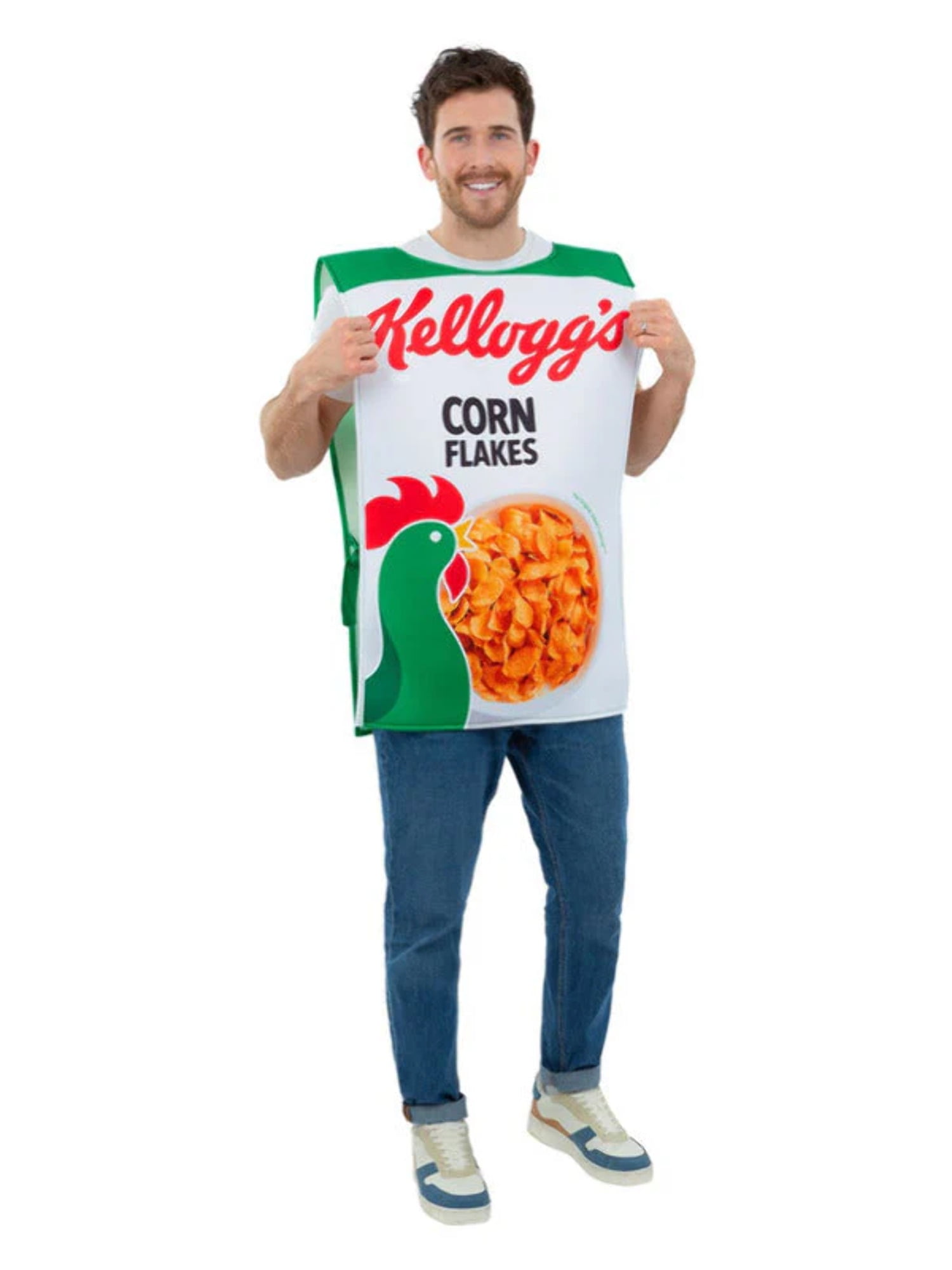 Kelloggs Corn Flakes Cereal Box Costume Tabard - Walmart.com