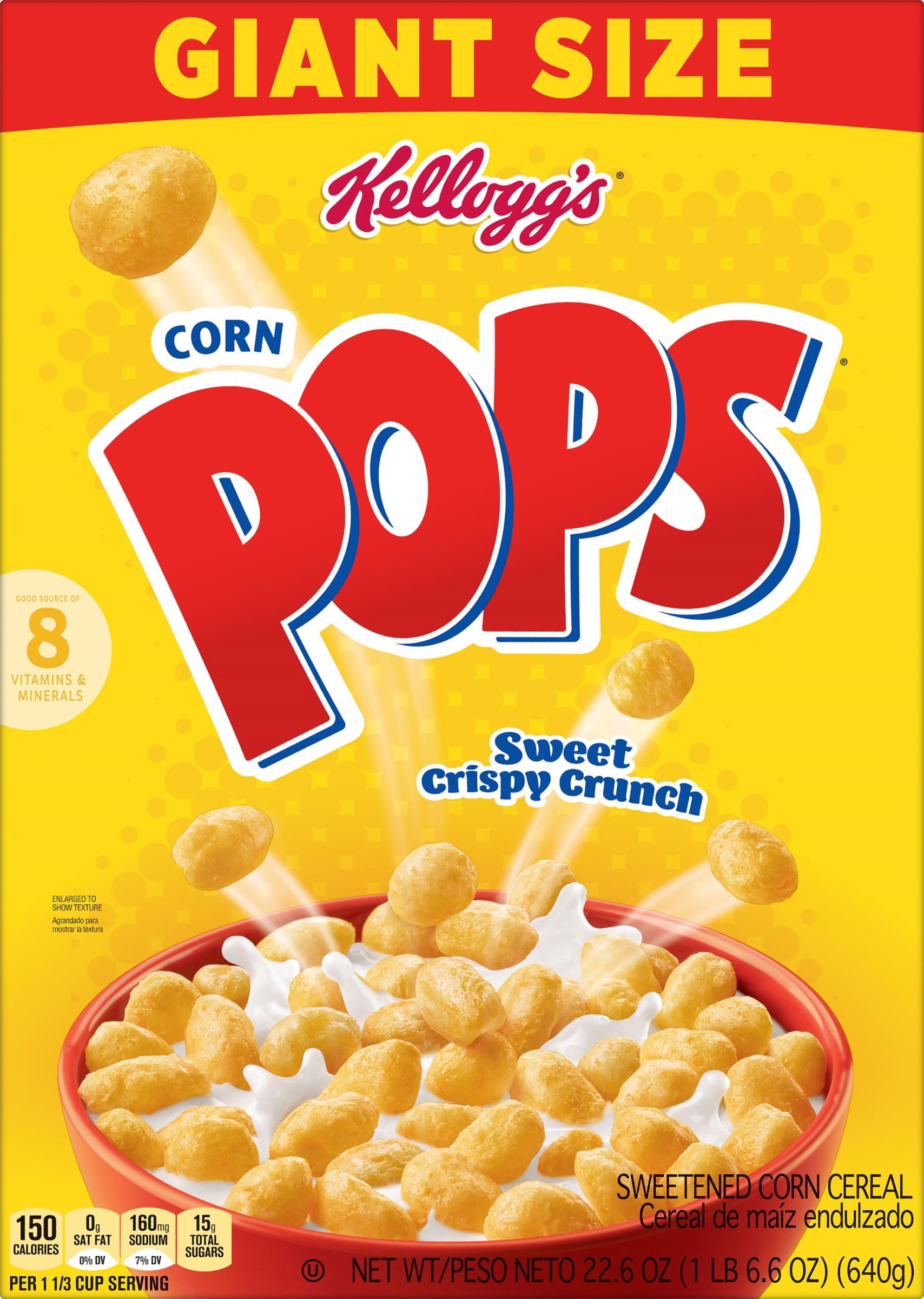 Kelloggs Corn Pops Cereal, 10/22.6 oz - Walmart.com