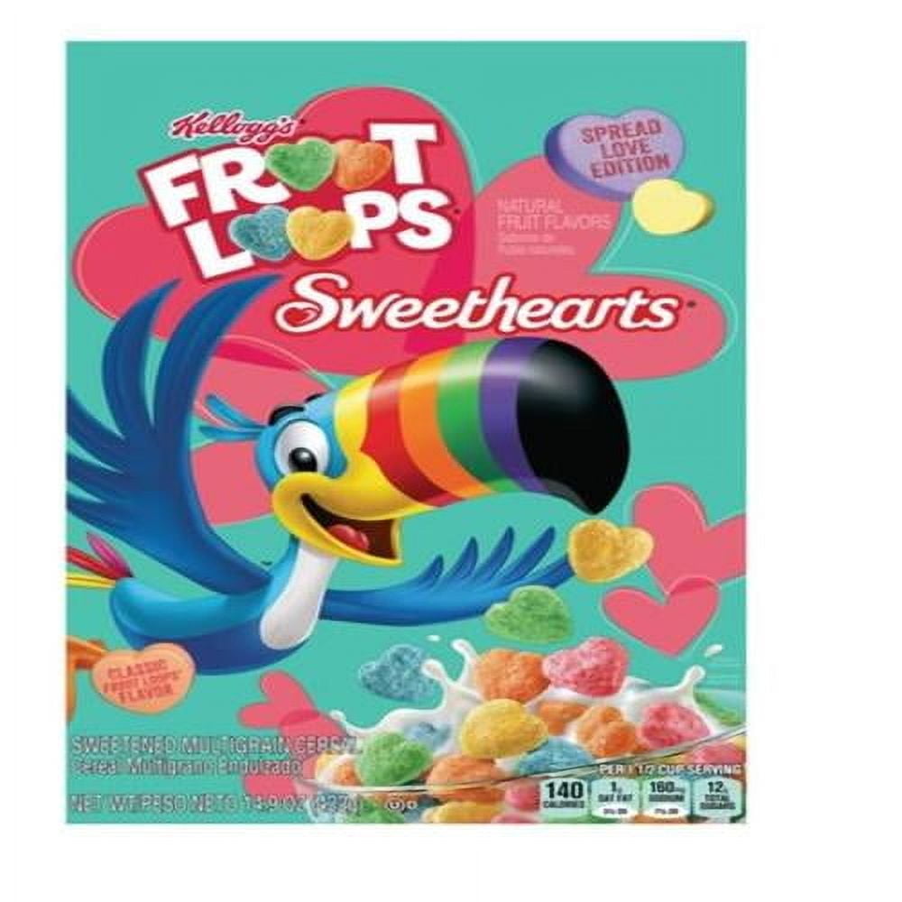 Kelloggs Froot Loops Sweethearts 14.9 Ounces (Pack Of 2) Packaging May ...
