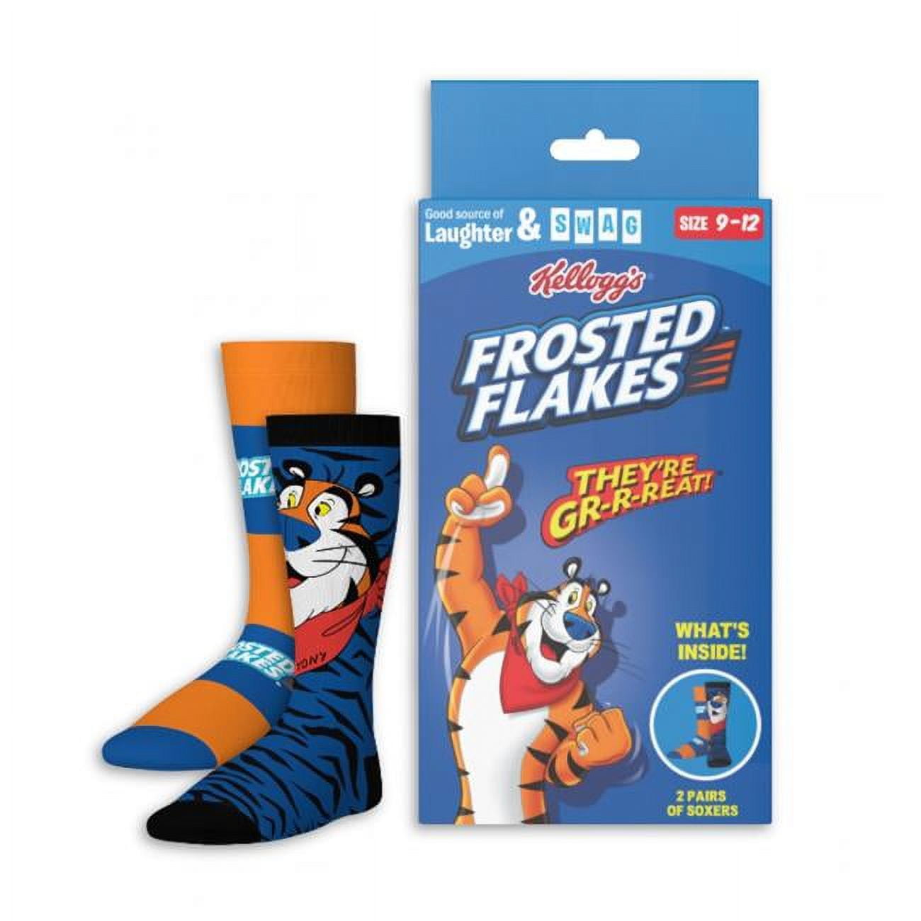 Kelloggs Kelloggs Frosted Flakes Cereal Socks - Pack of 2 - Walmart.com