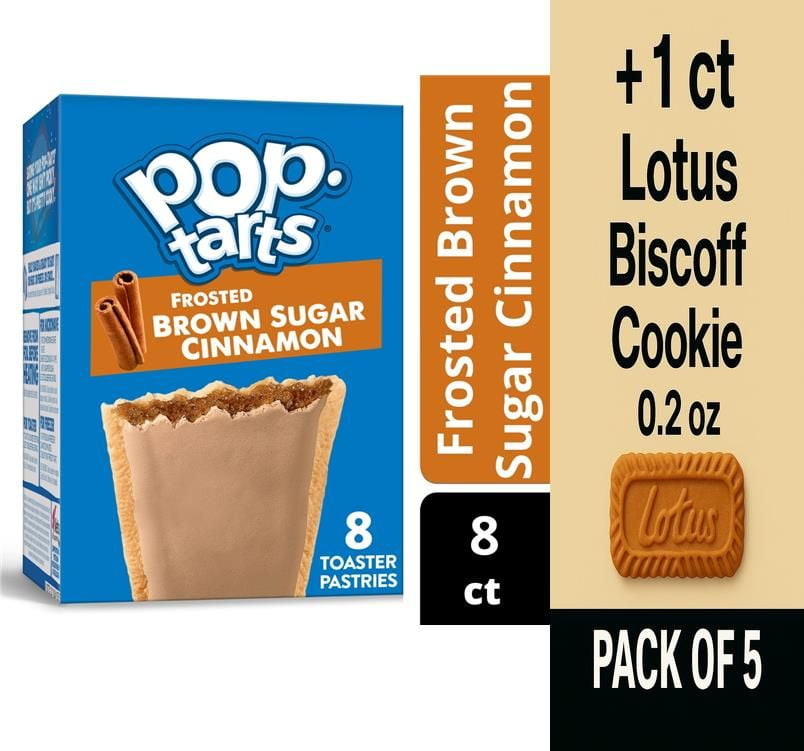 Kelloggs Pop-Tarts Frosted Brown Sugar Cinnamon Toaster Pastries 8 ct ...