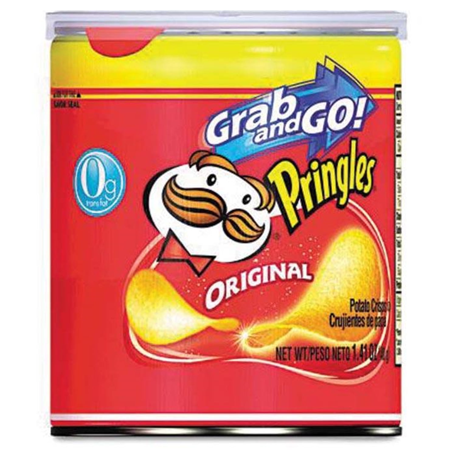Kelloggs Pringles Grab and Go! Potato Crisps, 1.41 oz - Walmart.com