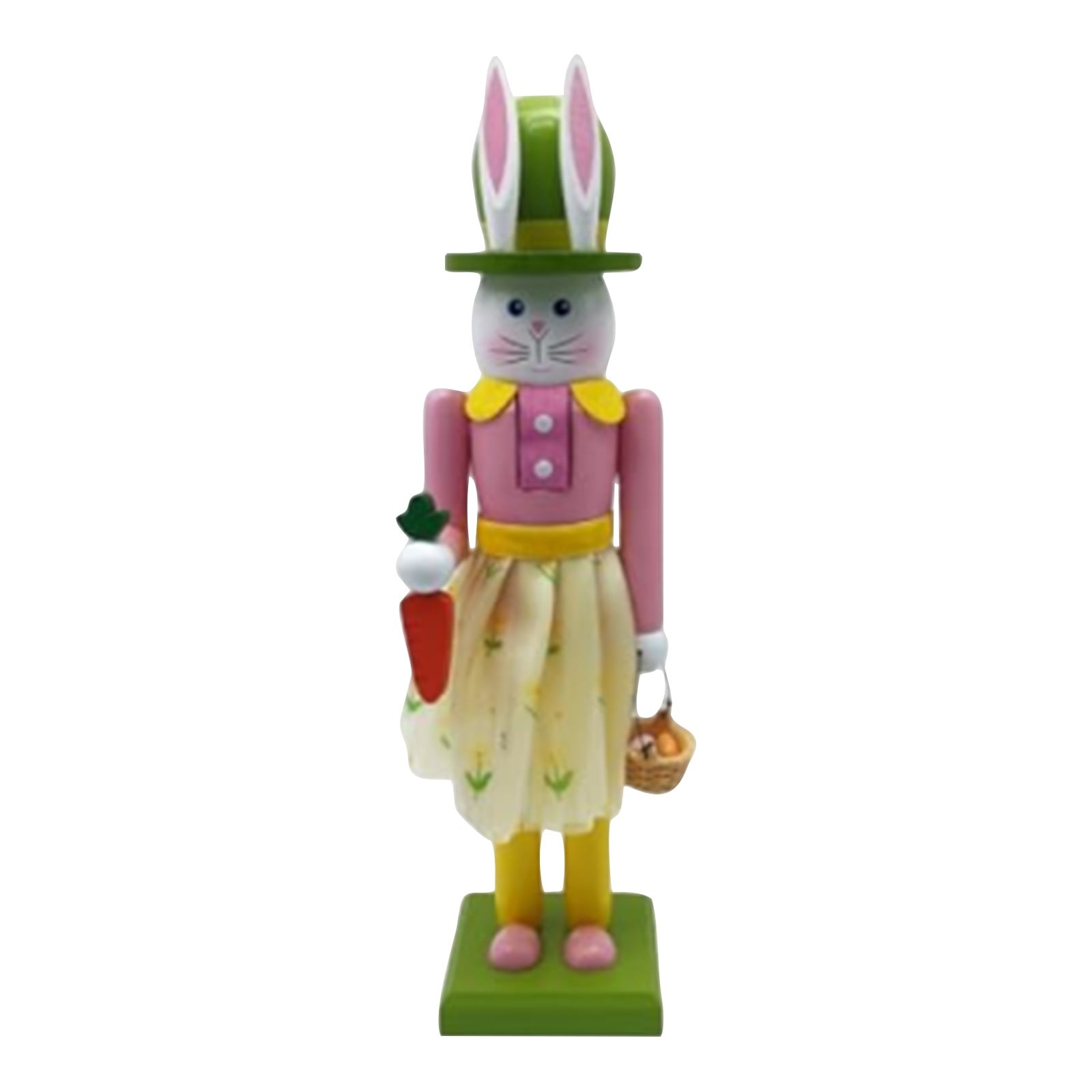 Kelly Bro 12" Wooden Nutcracker Decorations, 2025 Easter Bunny Wooden ...