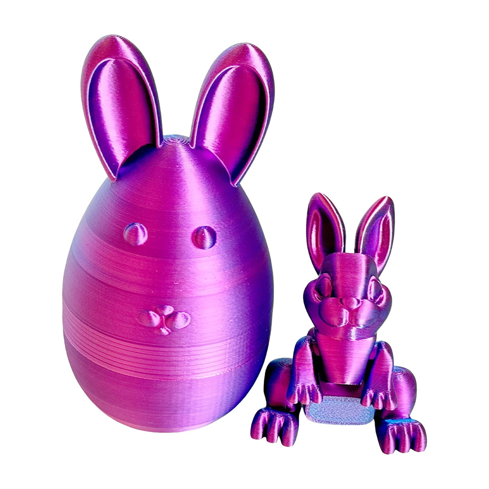 Kelly Bro 3D Printed Easter Bunny Egg Set, 3D Printed Bunny Eggs with ...