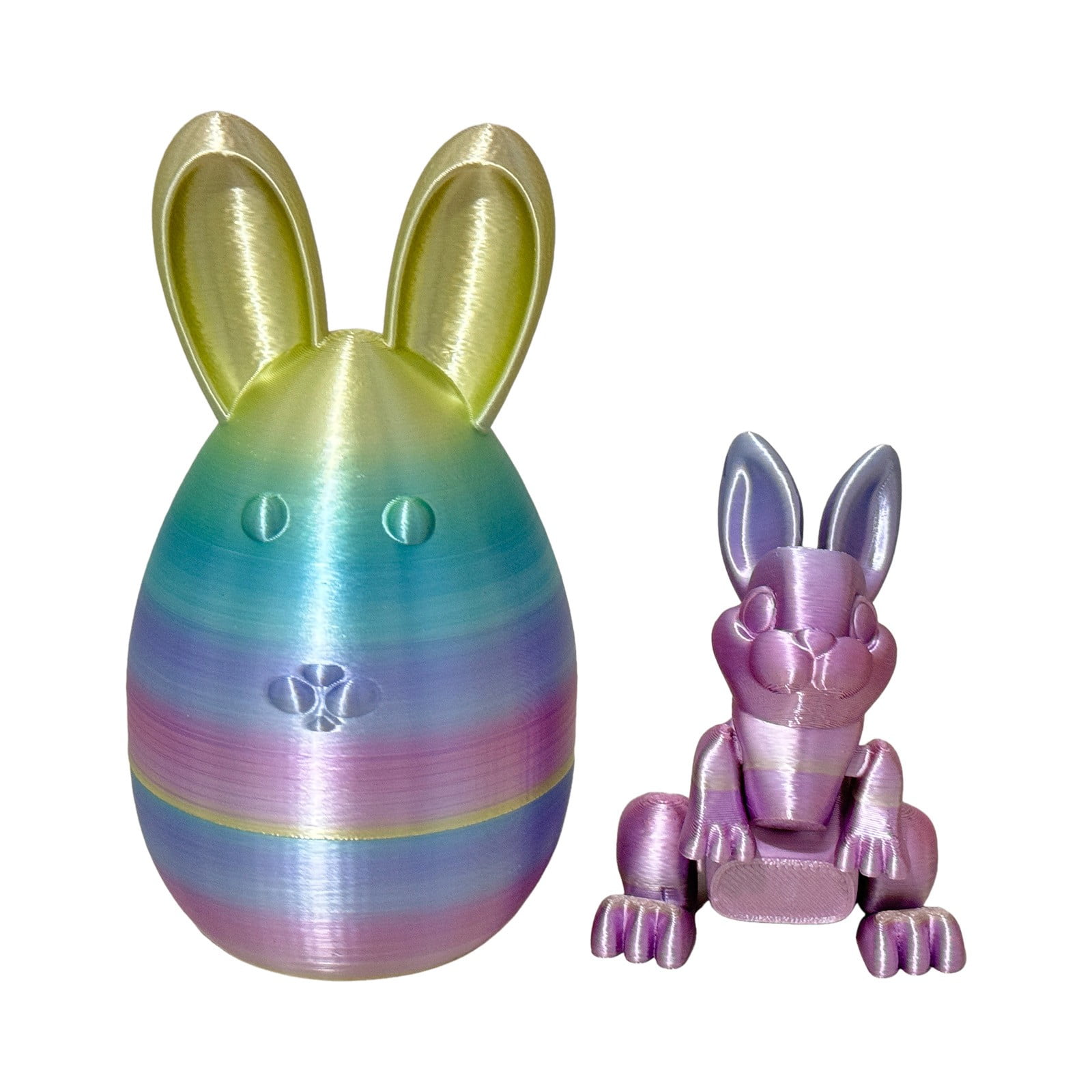 Kelly Bro 3D Printed Easter Bunny Egg Set, 3D Printed Bunny Eggs with ...