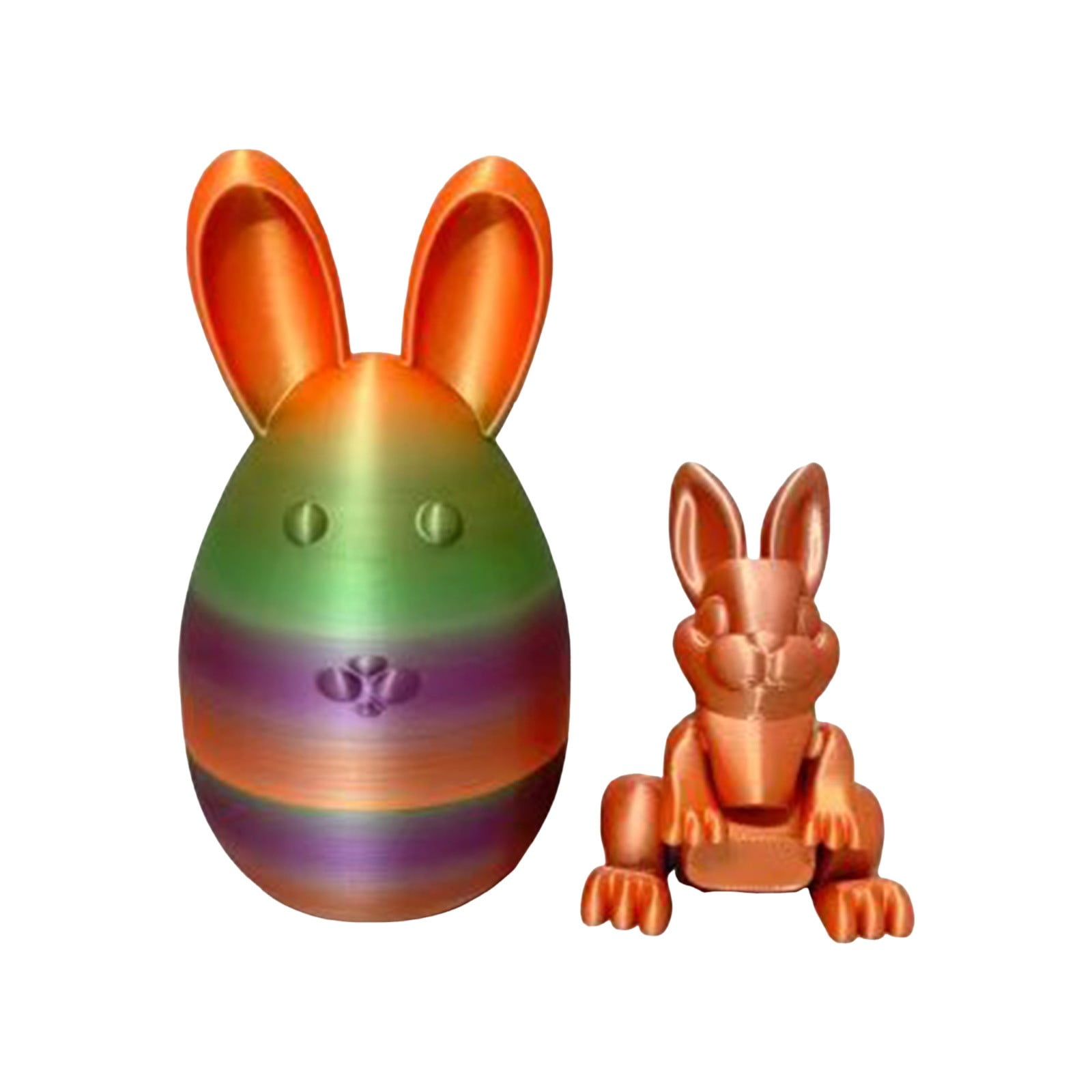 Kelly Bro 3D Printed Easter Bunny Egg Set, 3D Printed Bunny Eggs with ...