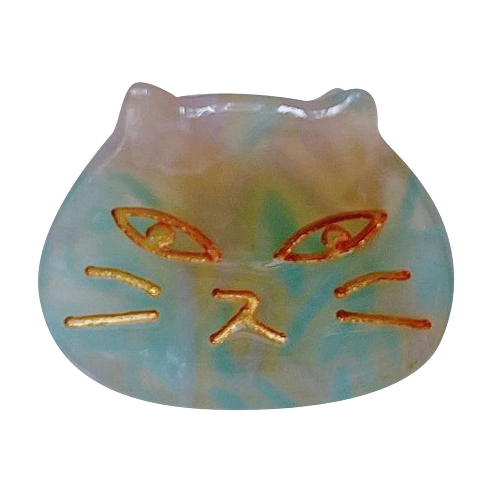 Kelly Bro Hand Painted Tiny Cat Hair Clip - Walmart.com