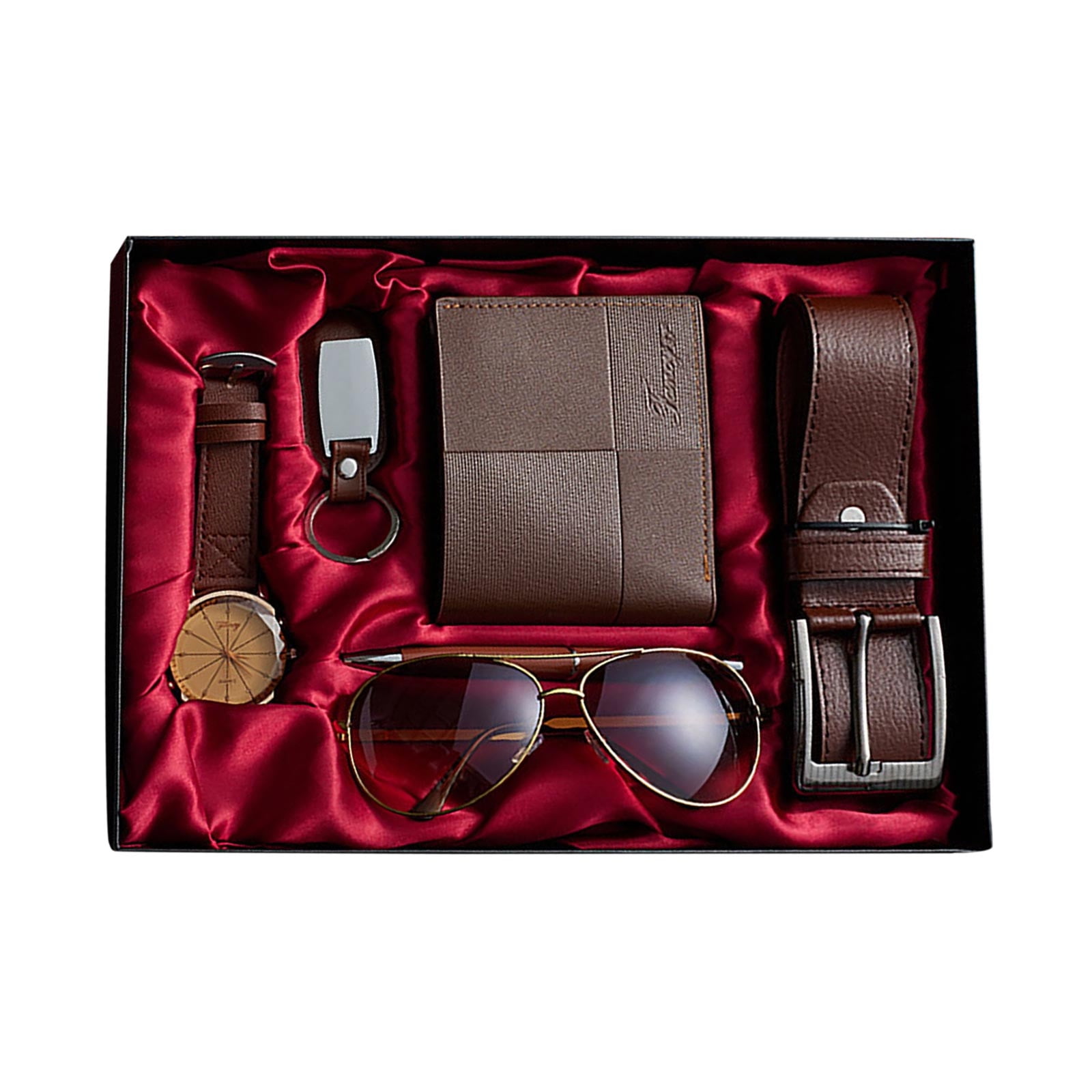 Kelly Bro Men's Trendy Wallet, Watch and Belt, 2025 Valentine's Day ...