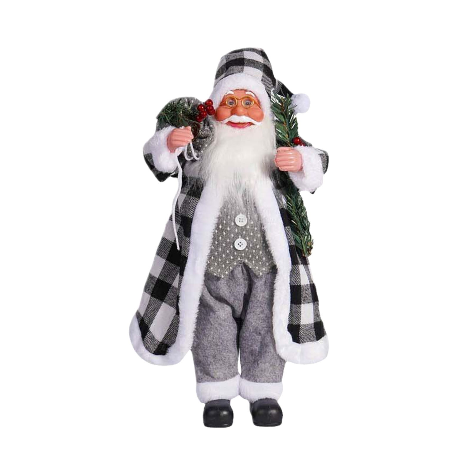 Kelly Bro Santa Dolls Santa Decoration Realistic Portable Doll Father ...